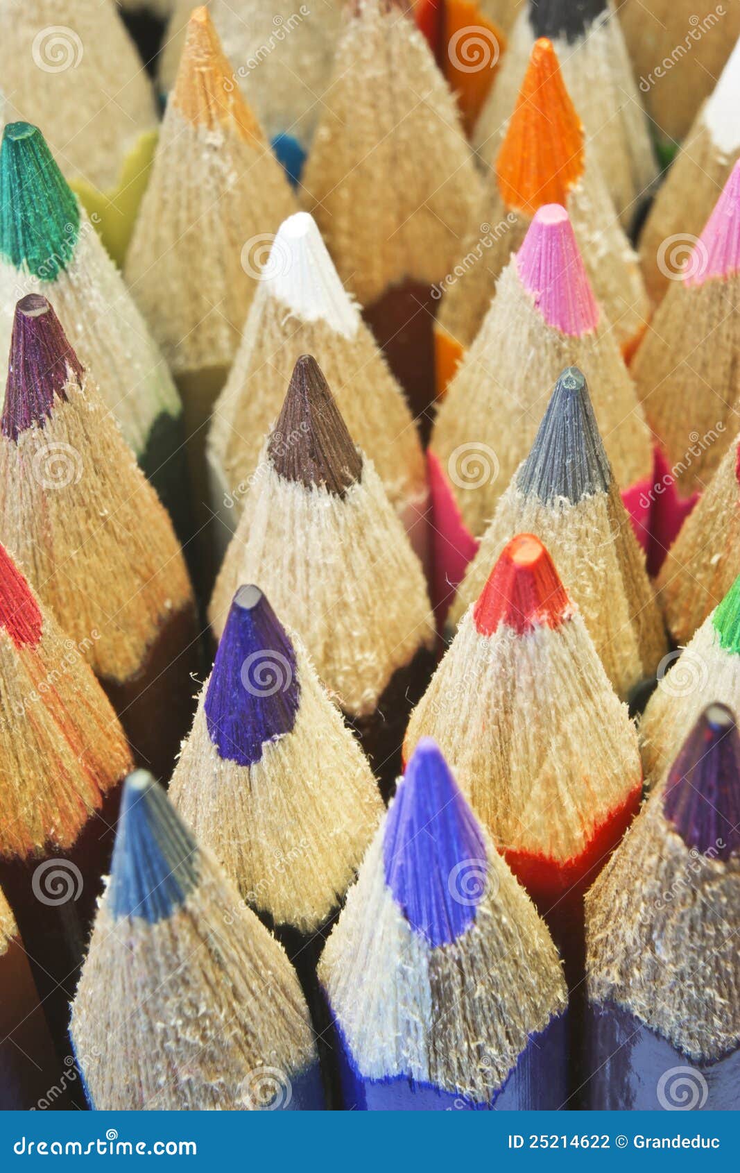 Color pencils macro stock photo. Image of pencils, creativity - 25214622