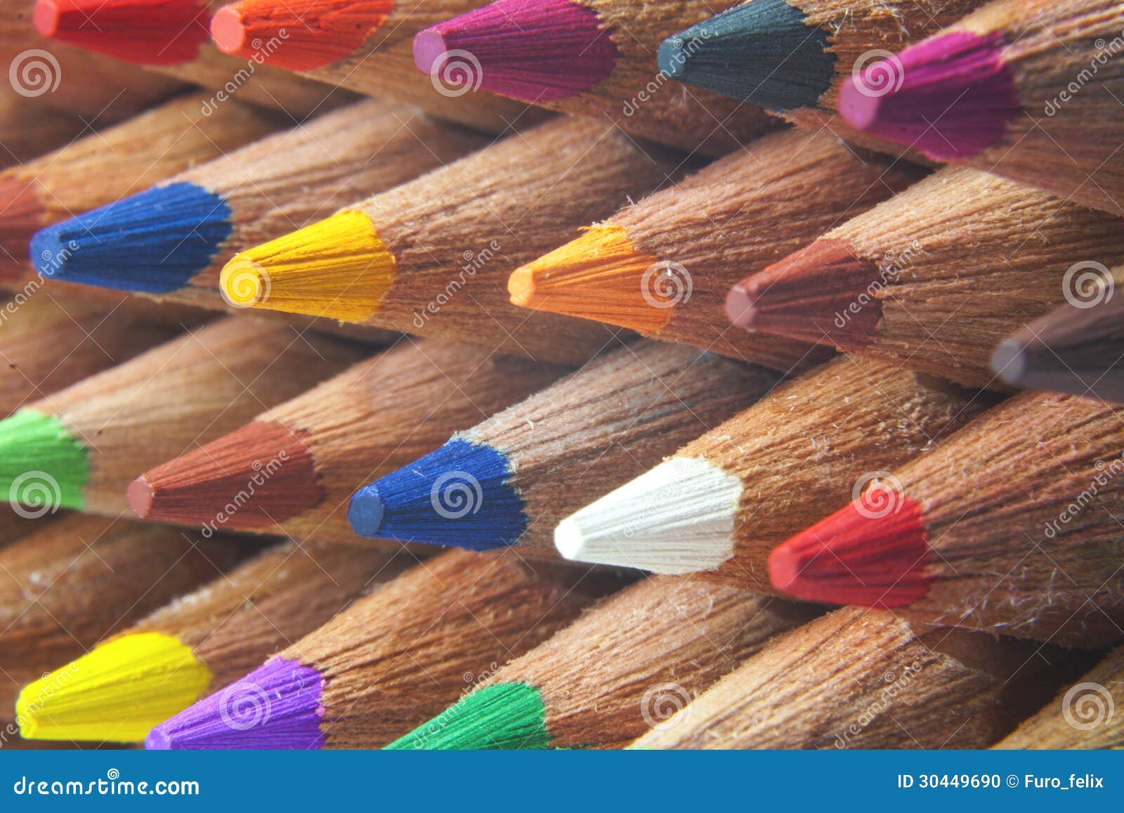 Color pencils macro stock photo. Image of colored, abstract - 30449690
