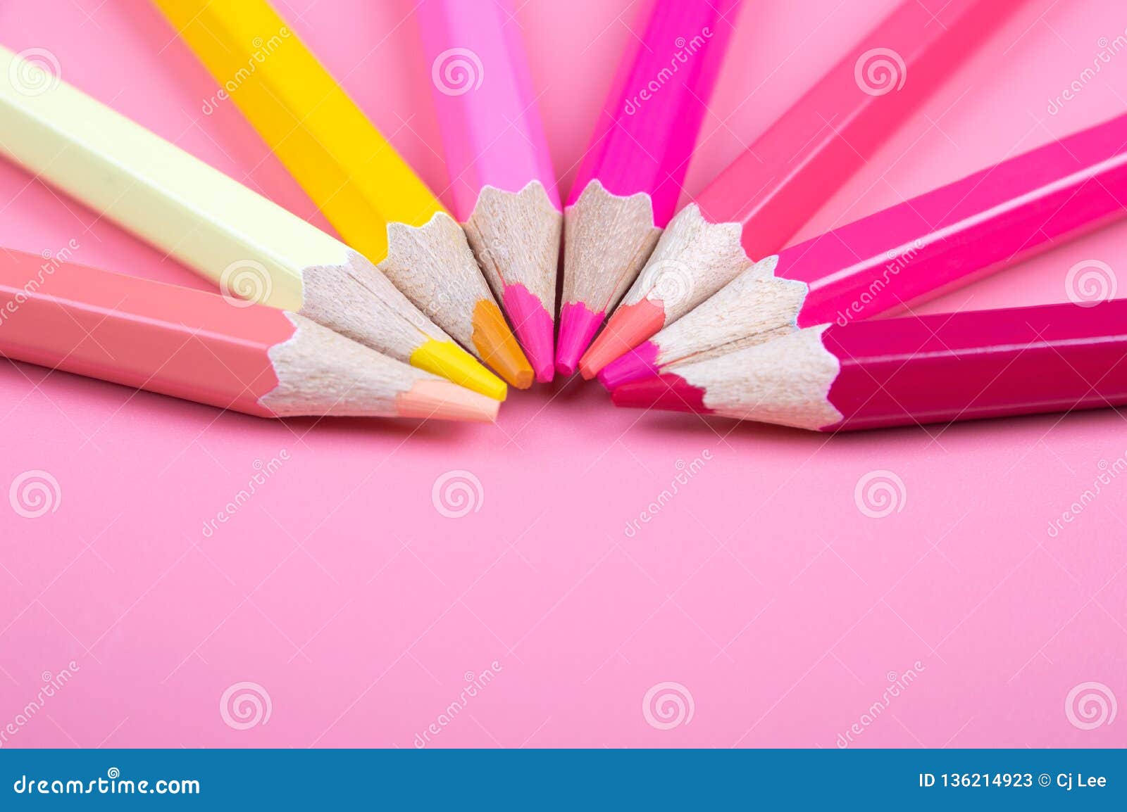 Color Pencils on Red Background Stock Image - Image of tool, isolated ...