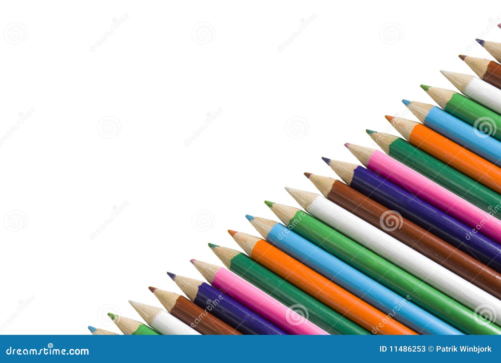 Color pens stock image. Image of trace, orange, graphics - 11486253