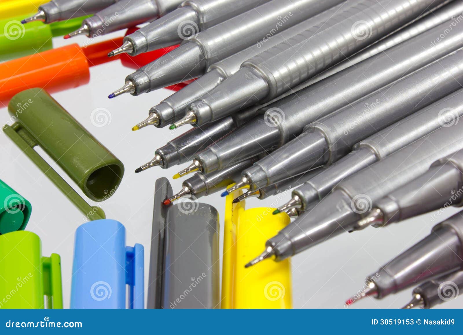 Color Pens Royalty-Free Stock Photo | CartoonDealer.com #30519153