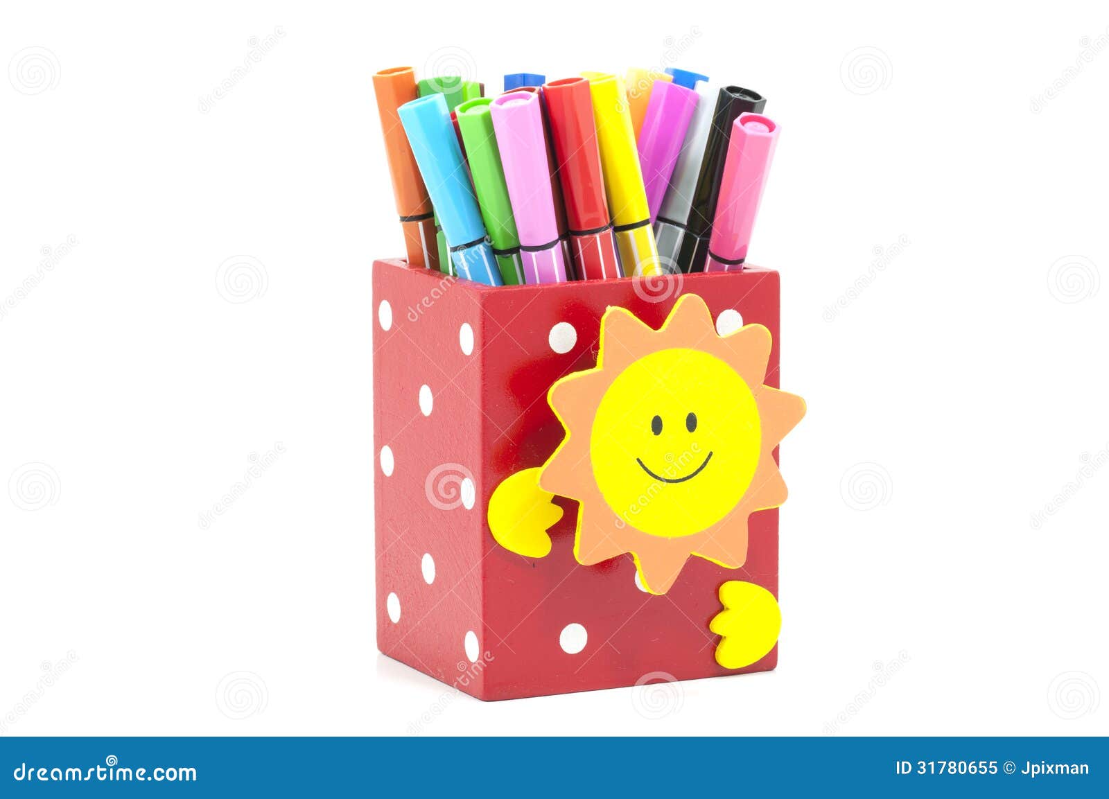 Color pens stock image. Image of paint, bright, pink - 31780655