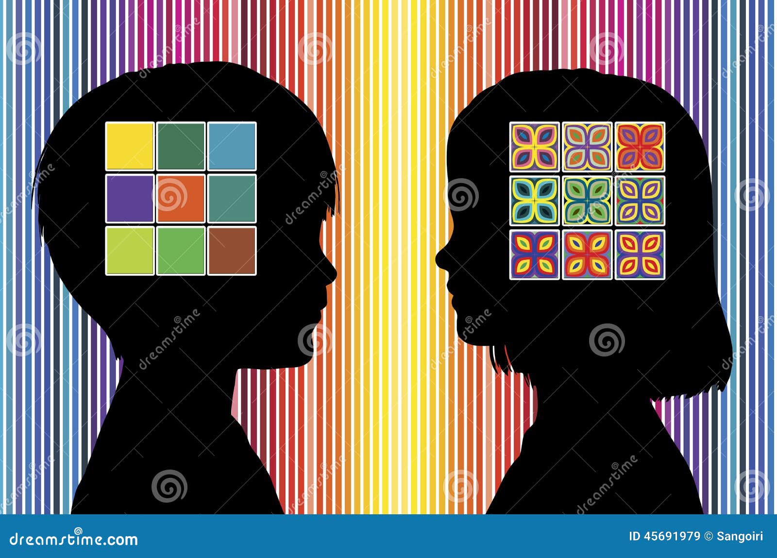 Color Perception Of Children Royalty-Free Stock Photography ... Color Perception Of Children Royalty-Free Stock Photography ...