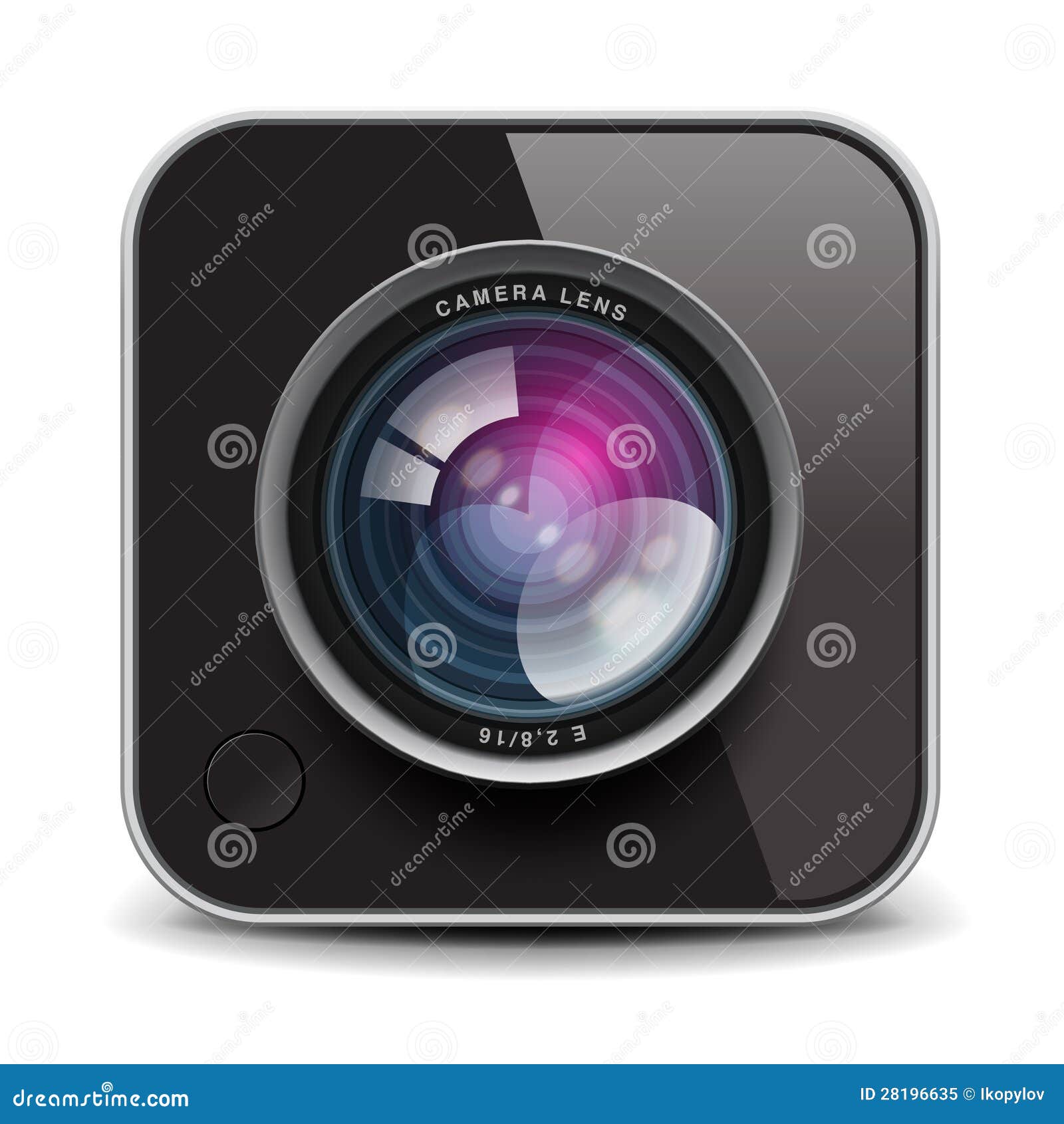 Color Photo Camera Icon, Eps10 Image Stock Illustration - Illustration ...