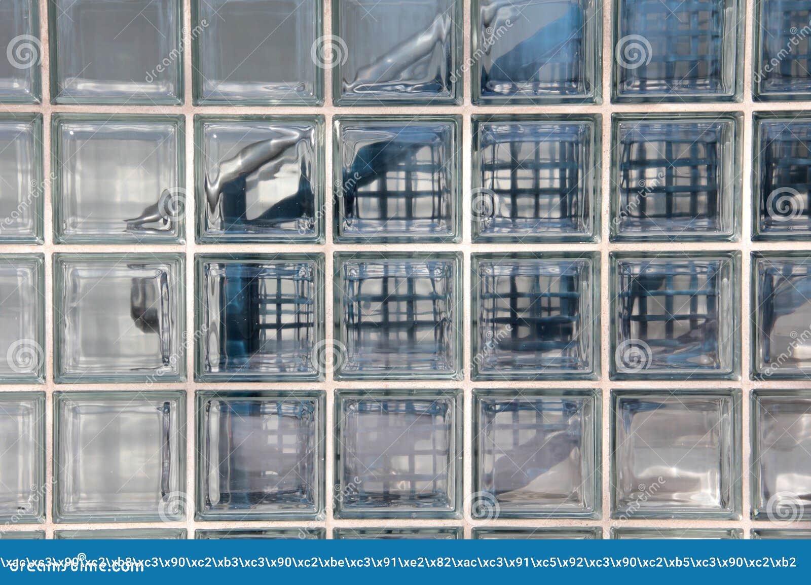 Wall of glass blocks stock photo. Image of interior, wall - 30193522