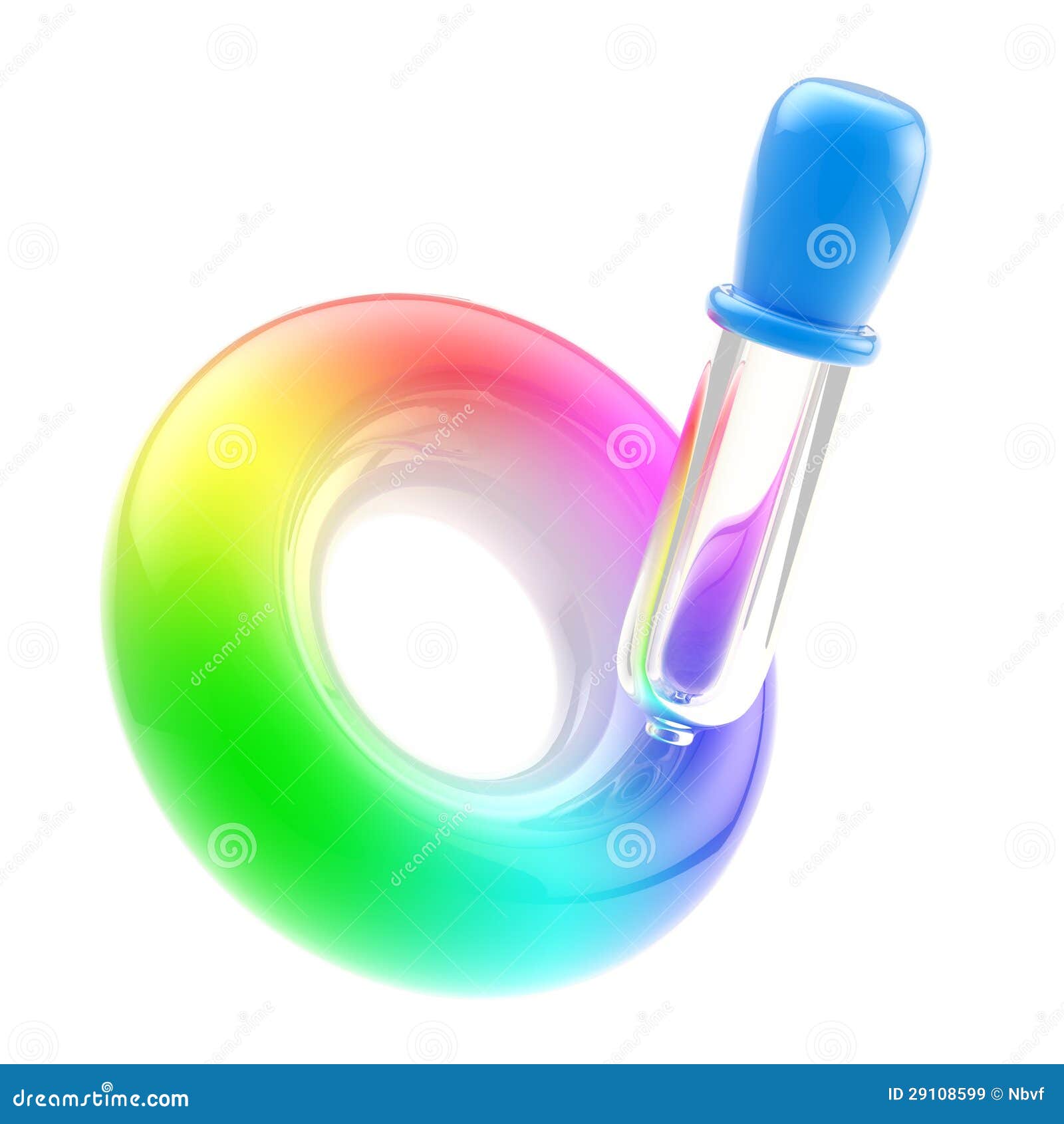 Color Picker Icon: Gradient Palette and Dropper Stock Illustration ...