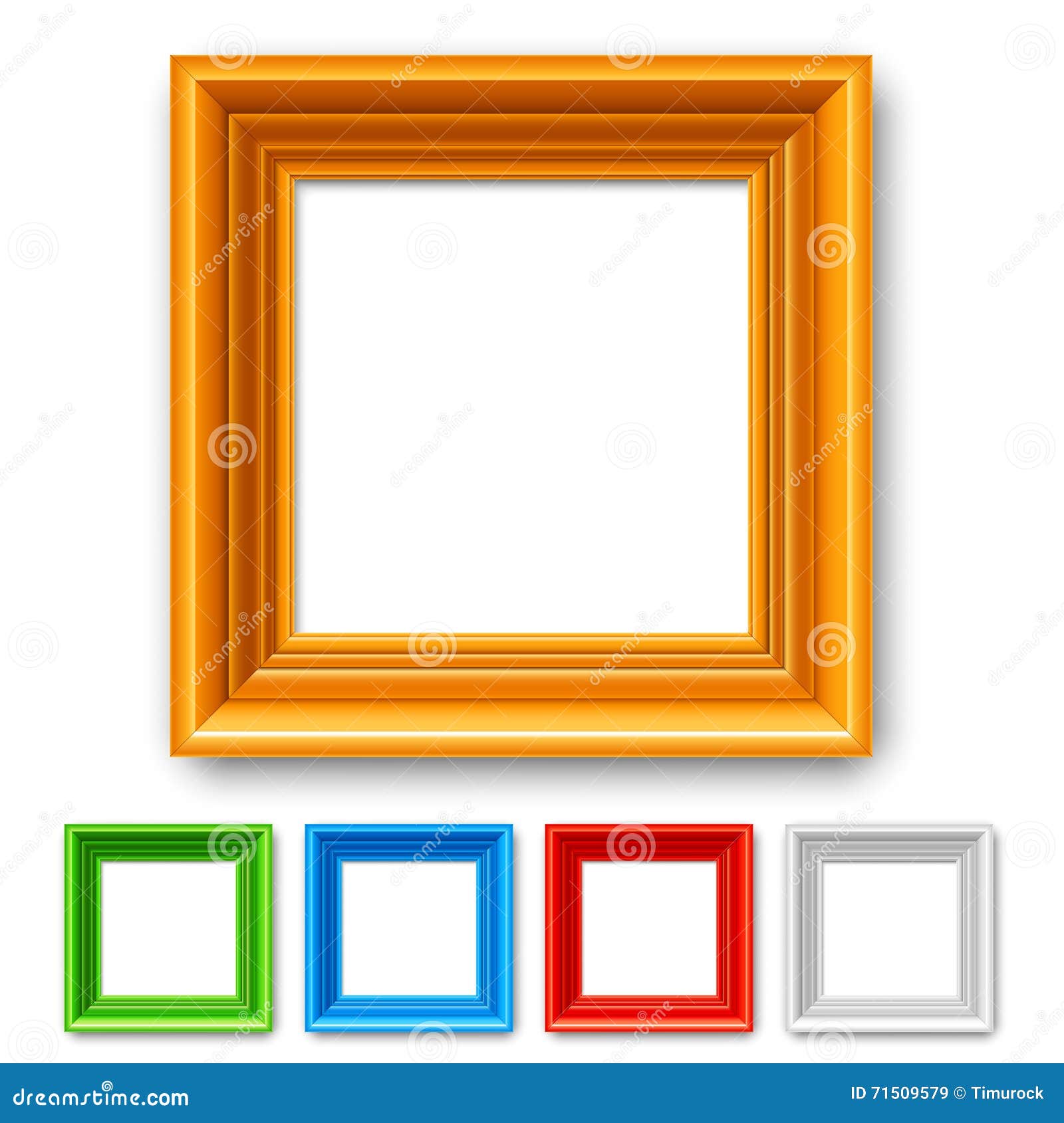 Color Picture Frame stock vector. Illustration of museum - 71509579