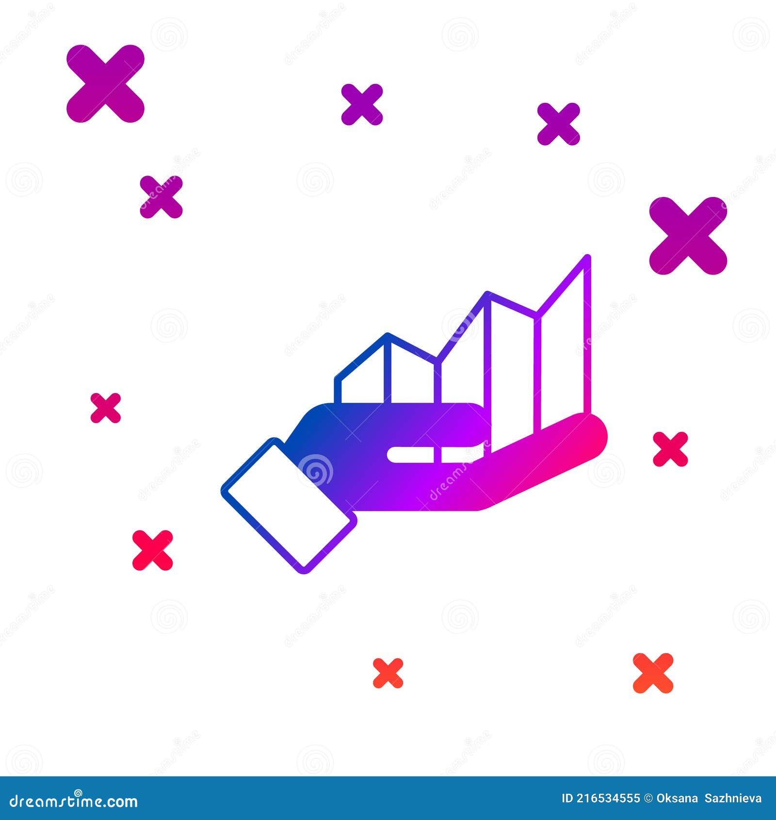 Color Pie Chart Infographic Icon Isolated on White Background. Diagram ...