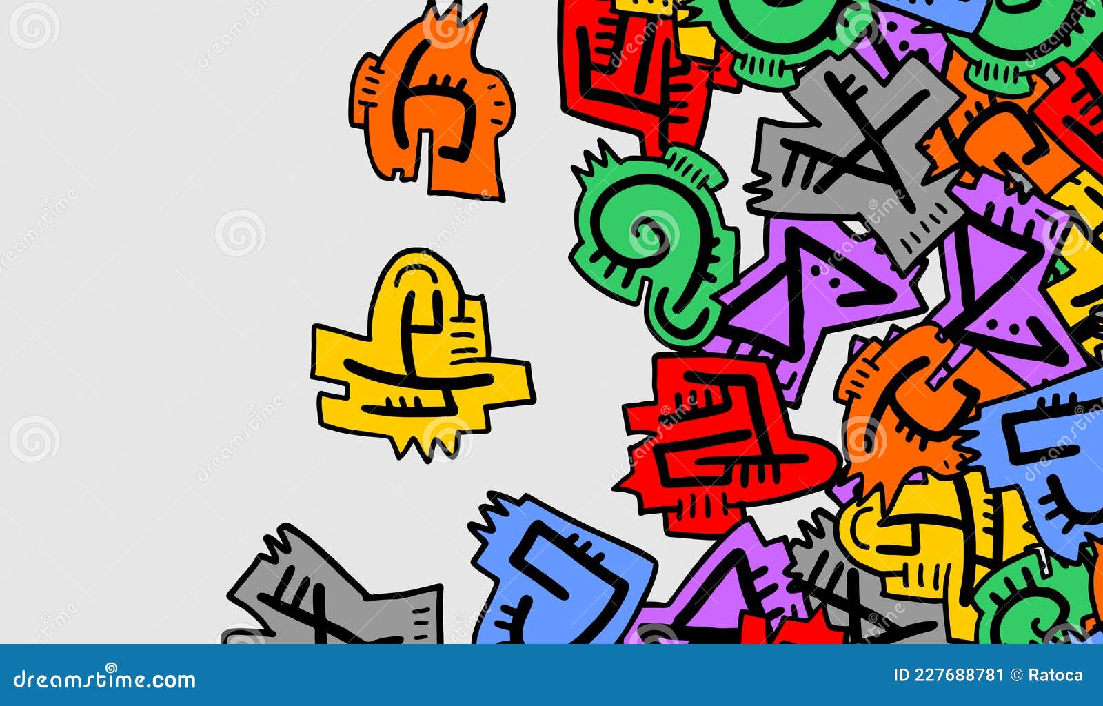 Color pieces card stock vector. Illustration of calligraphy - 227688781