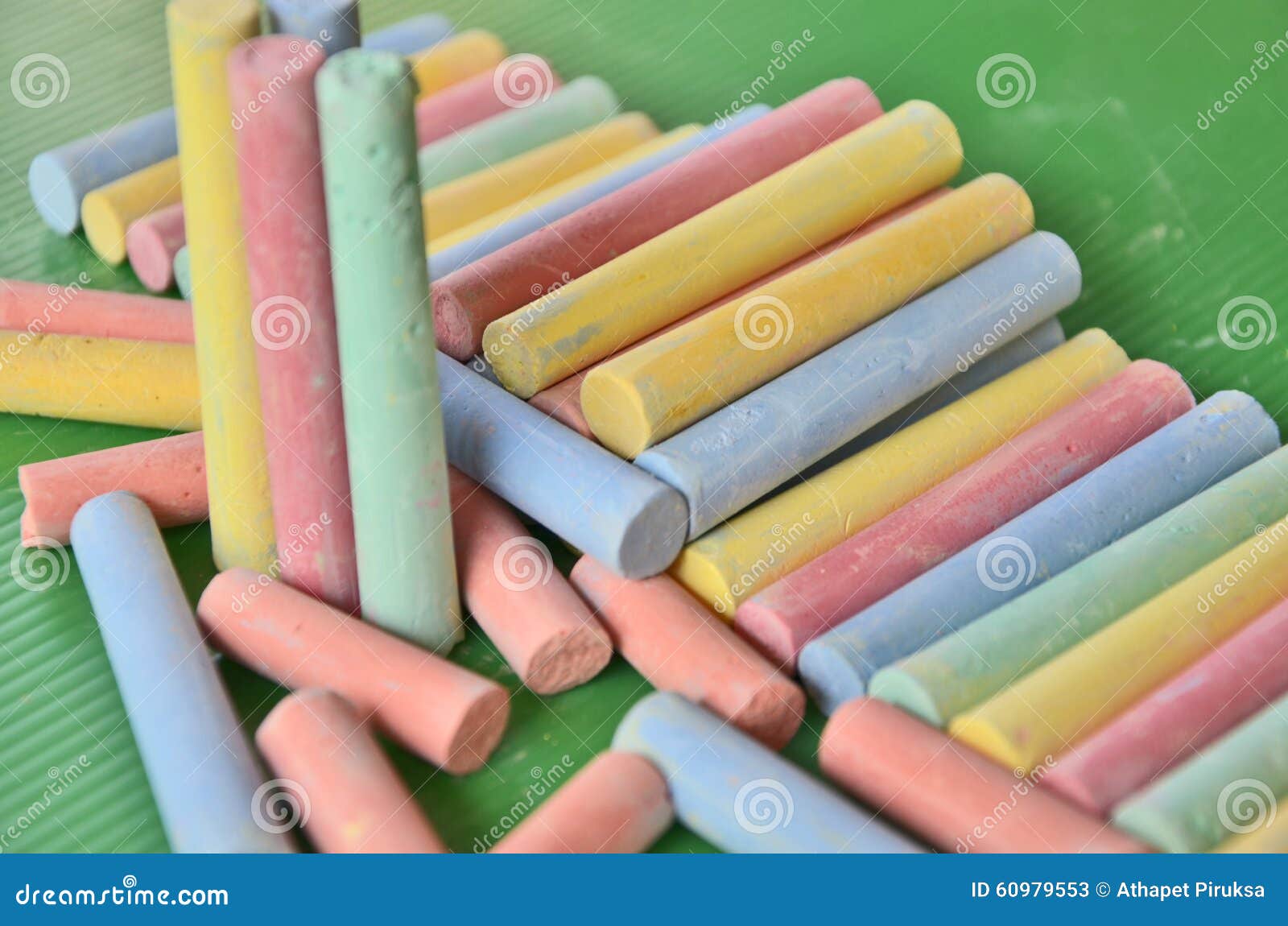 Color pieces of chalk stock image. Image of rough, skin - 60979553