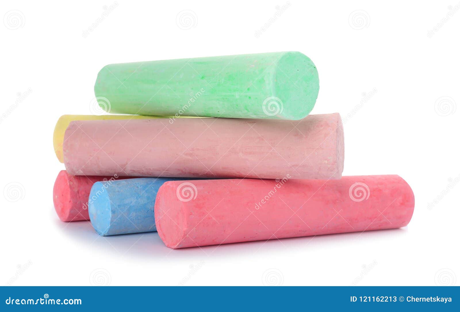 Color pieces of chalk stock image. Image of sticks, object - 121162213