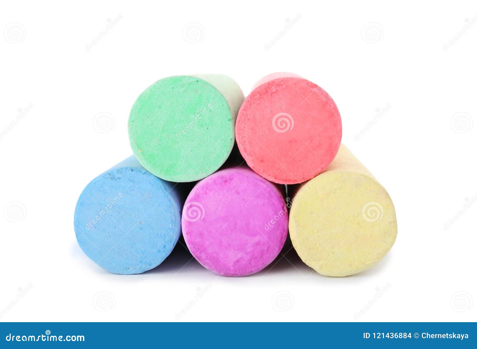 Color pieces of chalk stock photo. Image of note, texture - 121436884