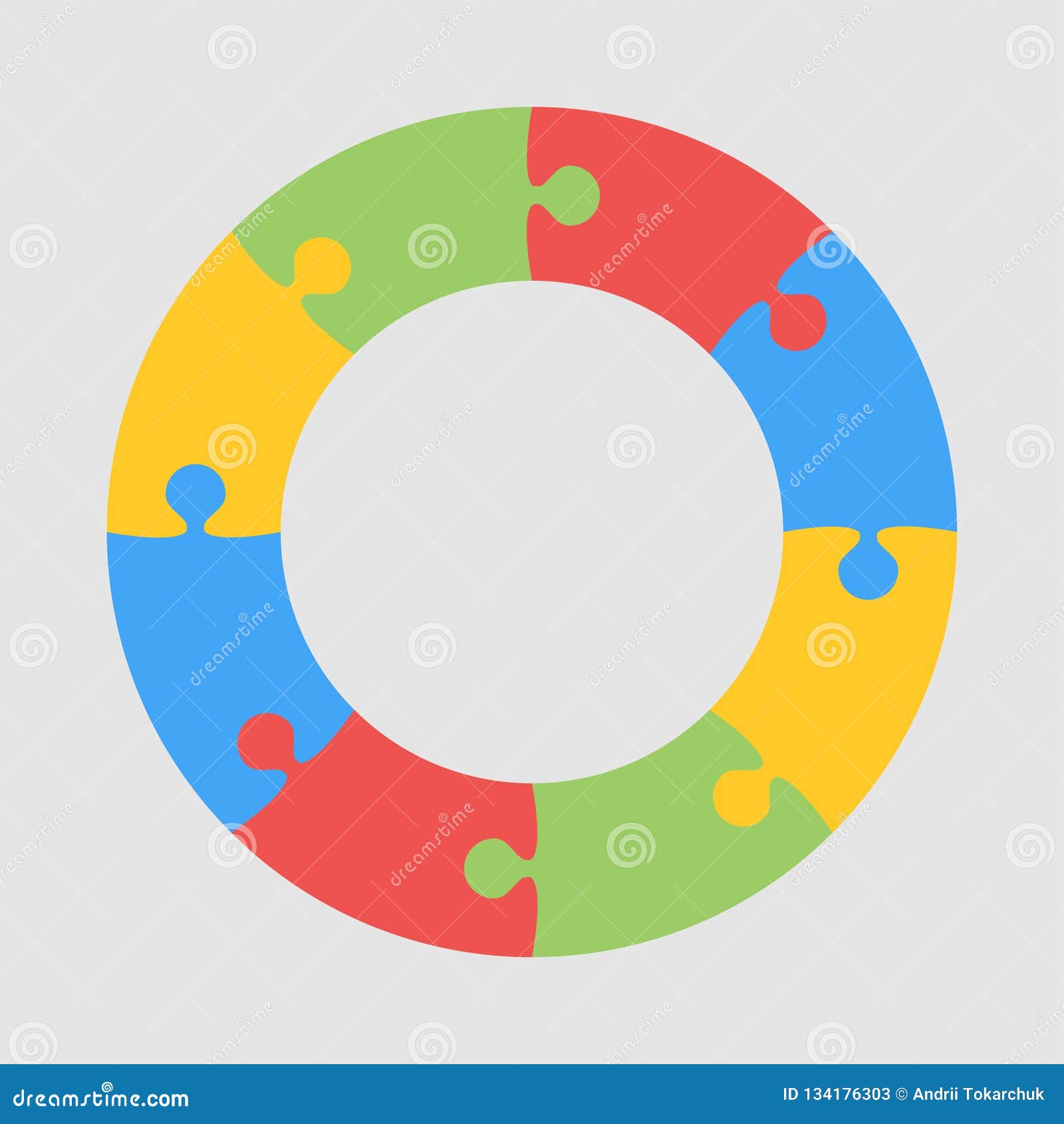 Circle Puzzle Infographic, Diagram, 8 Options Vector Illustration ... Circle Puzzle Infographic, Diagram, 8 Options Vector Illustration ...