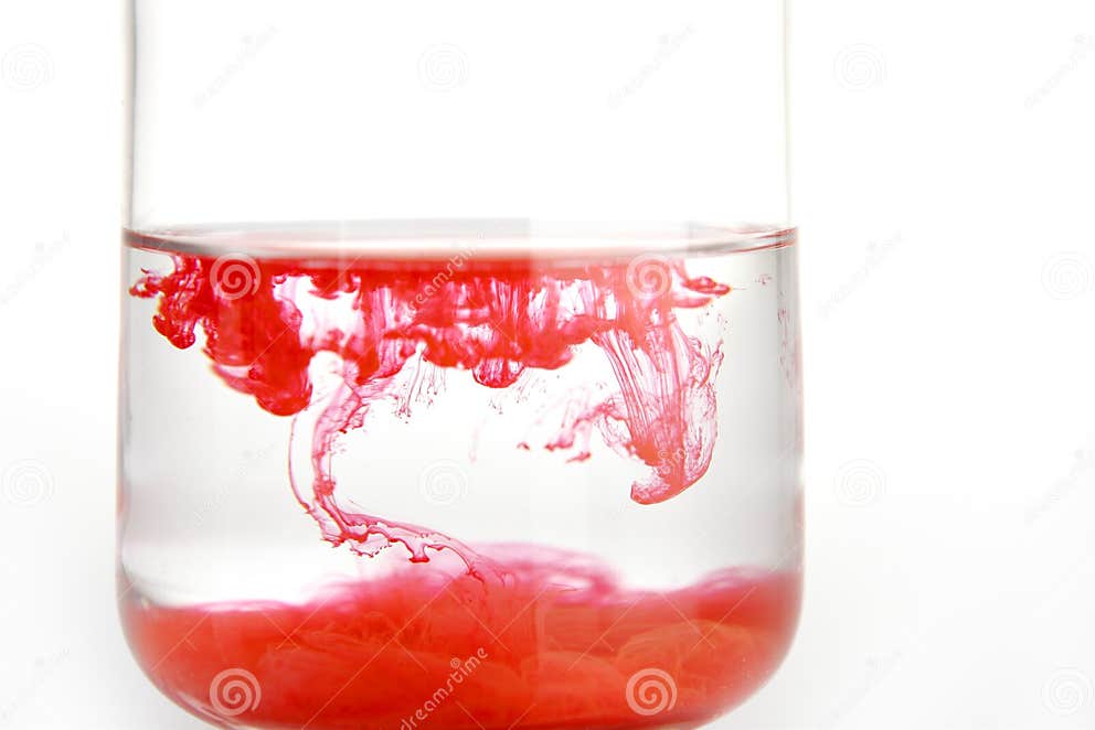 Color Pigments into the Water Making Clouds Stock Photo - Image of ...