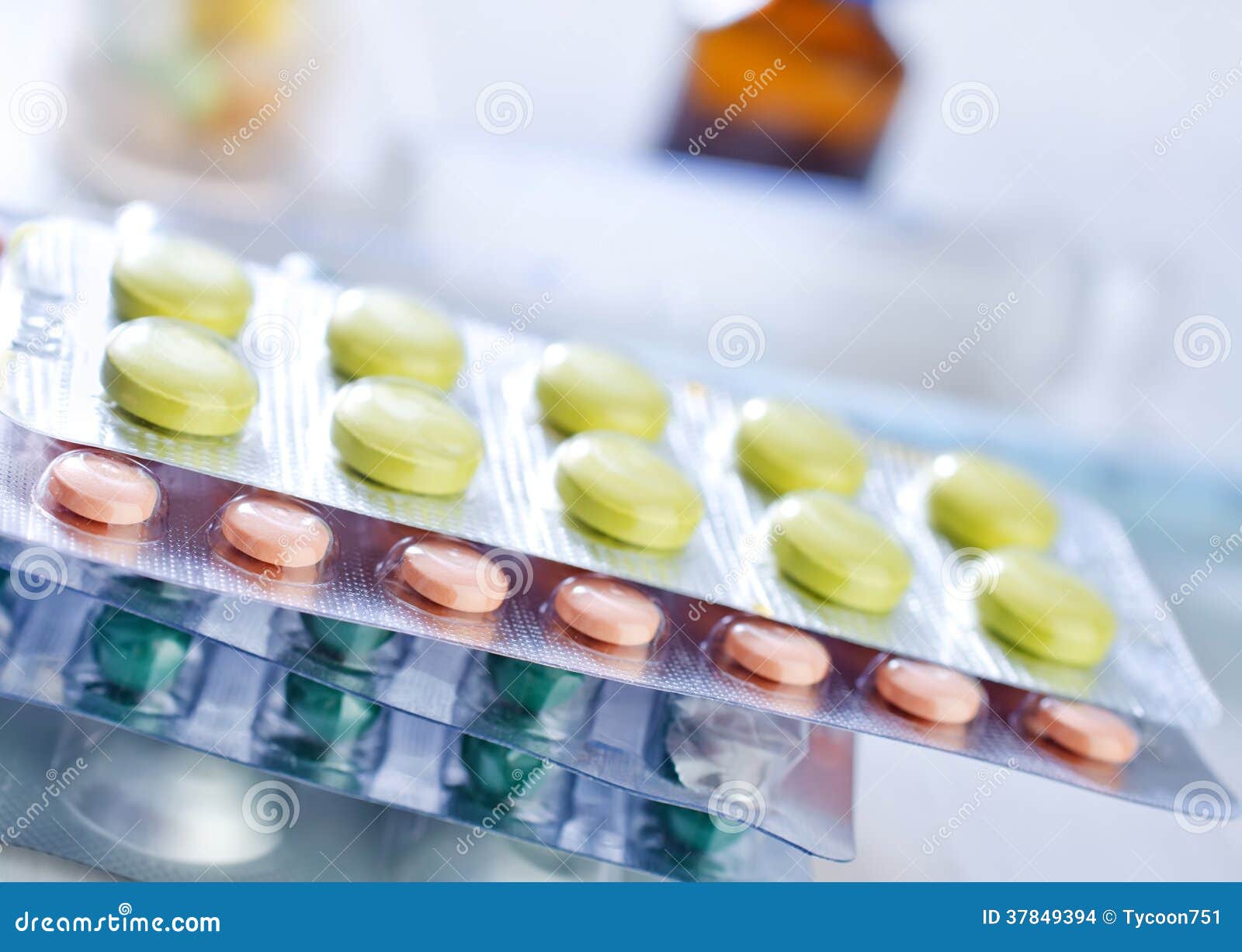 Color pills stock photo. Image of medical, closeup, hospital - 37849394