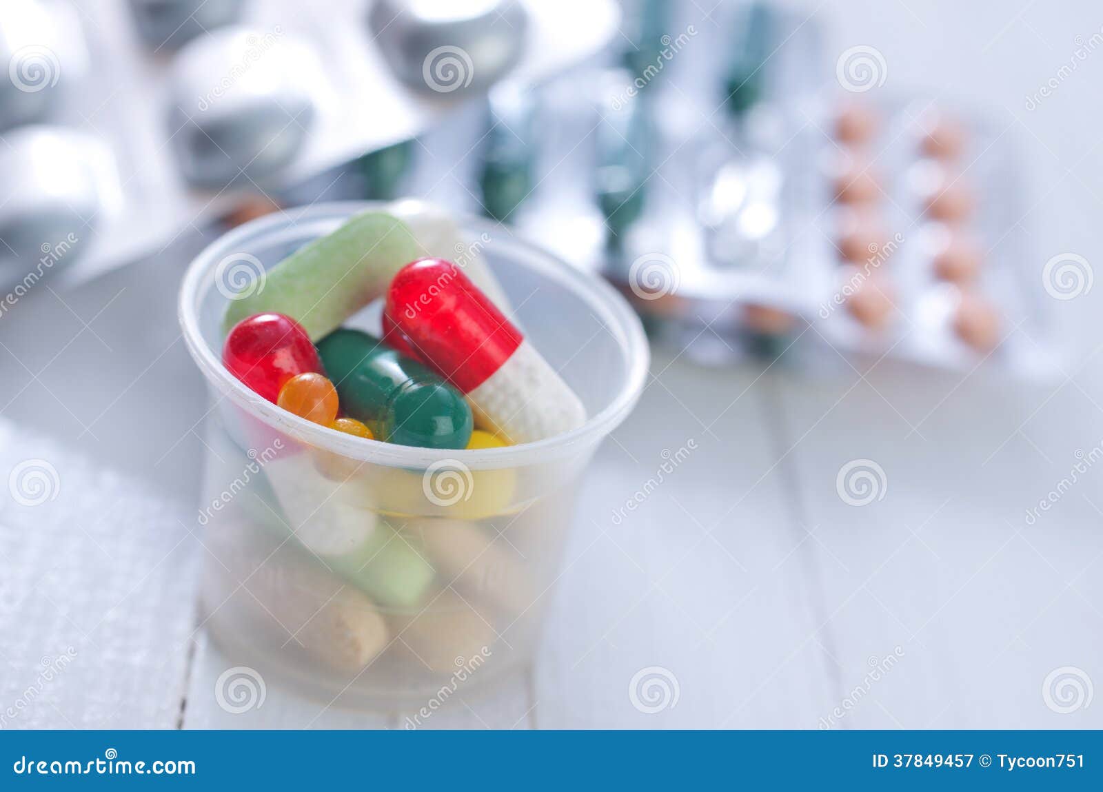 Color pills stock image. Image of capsule, addiction - 37849457