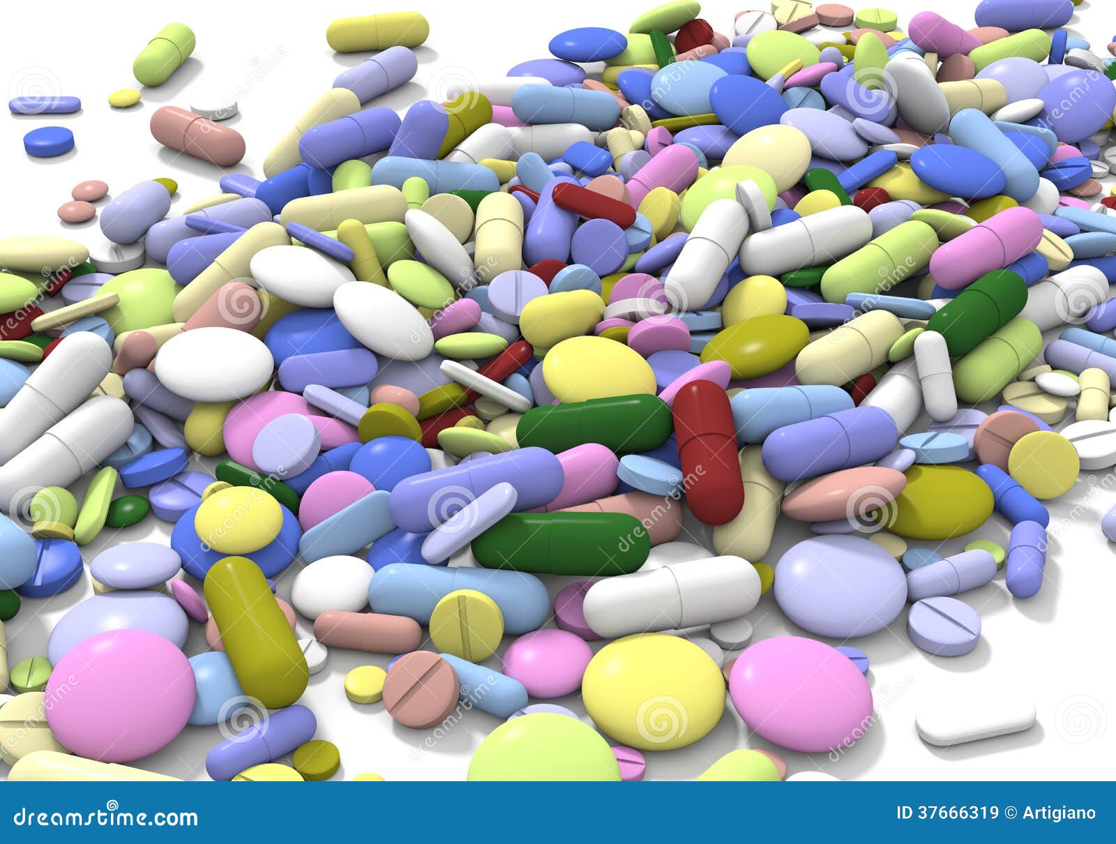 Set Of Color Pills And Capsules In Realistic Style Vector Illustration ...