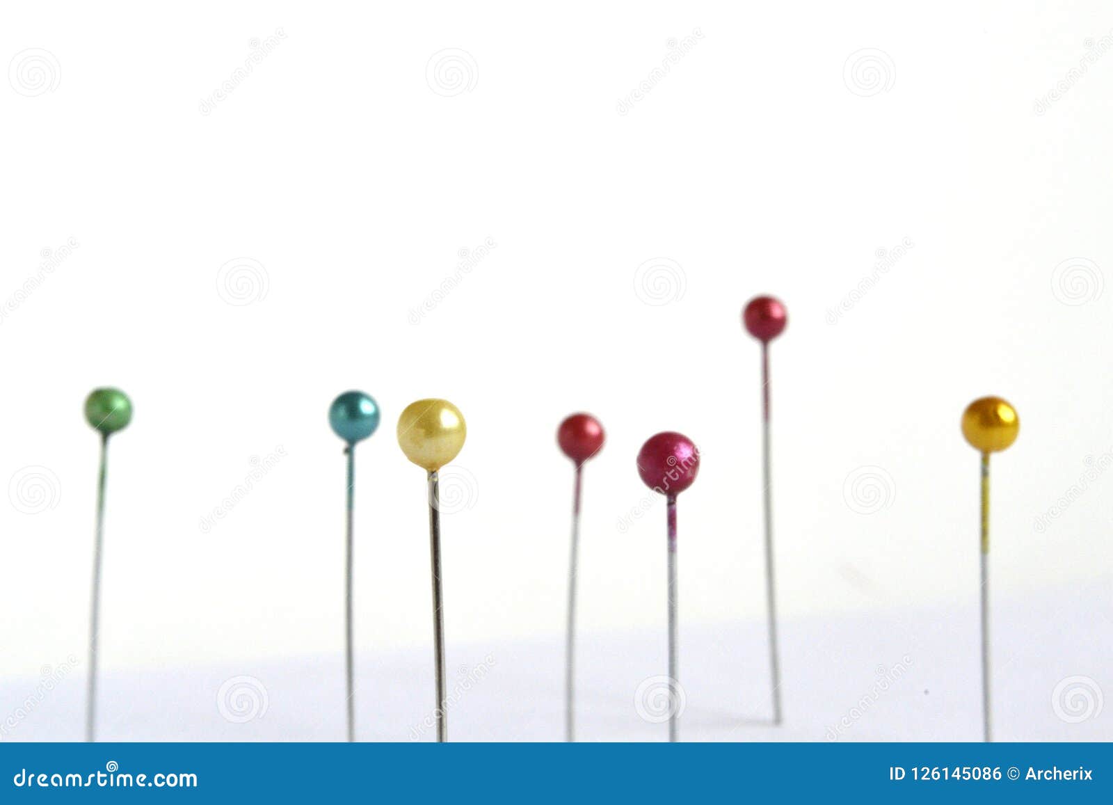 Color pins stock photo. Image of steel, white, fall - 126145086