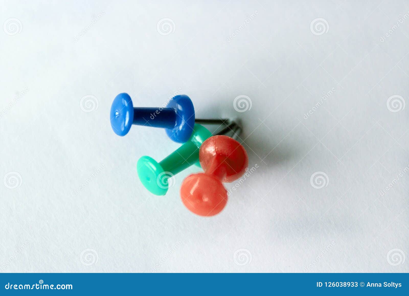 Color Pins on a White Background Stock Image - Image of lady, object ...