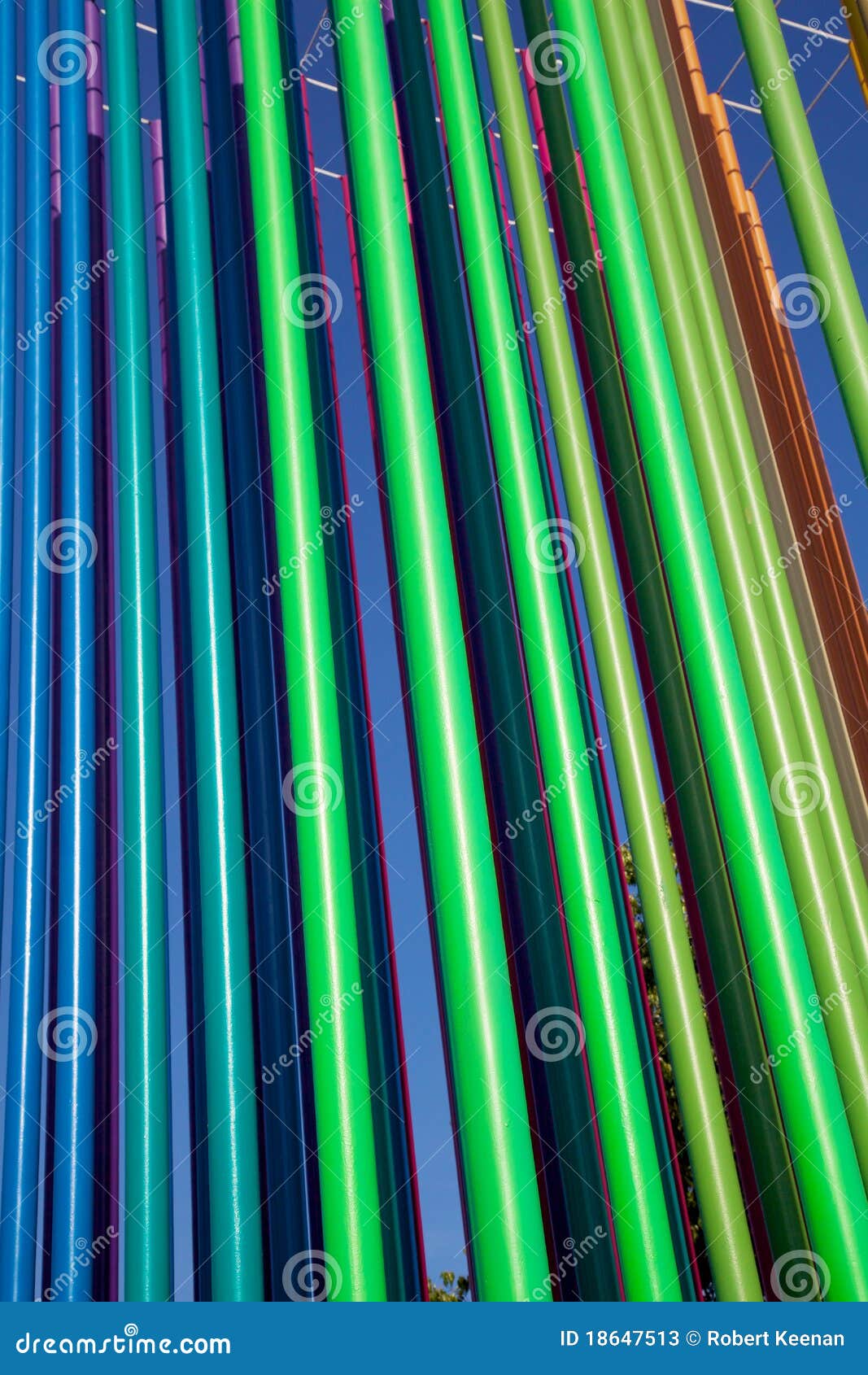 Color pipes leaning left stock image. Image of shiny - 18647513