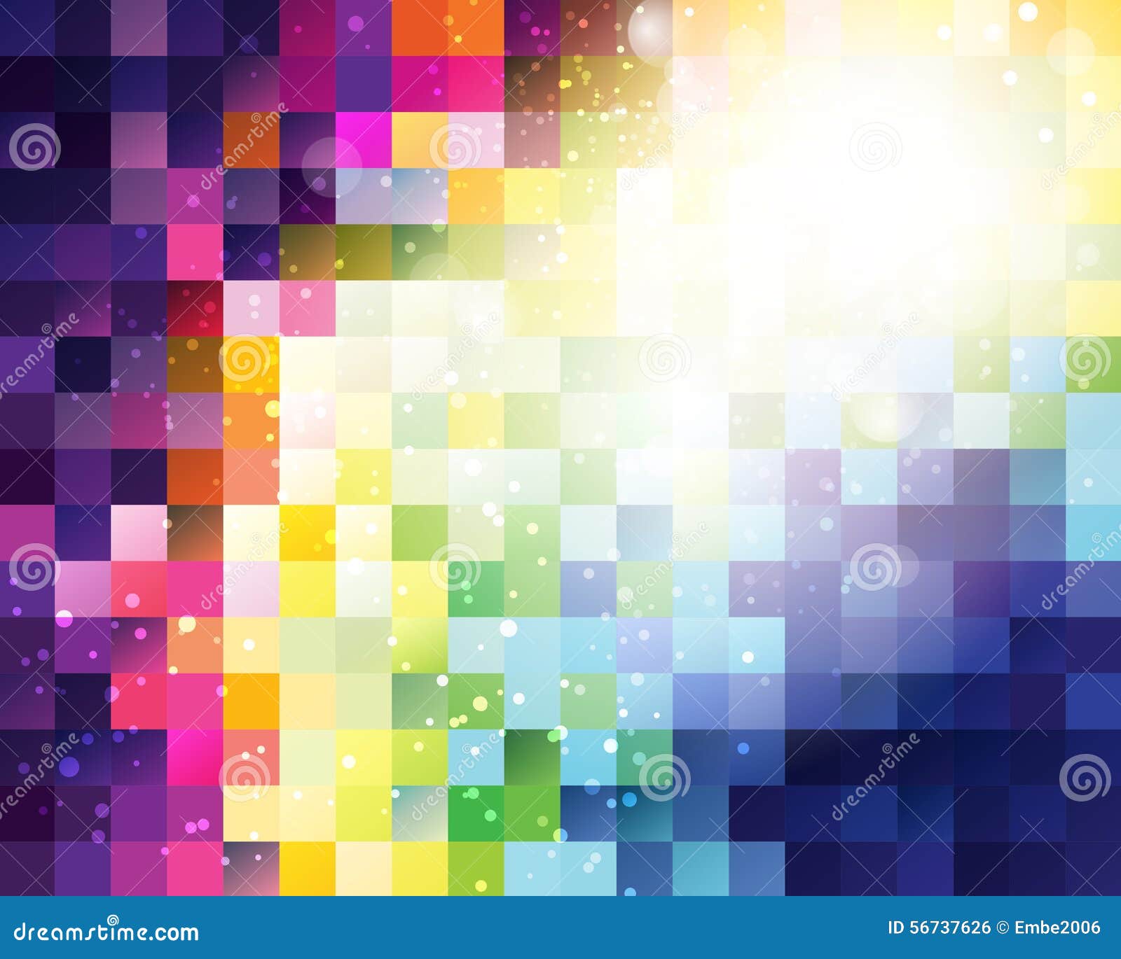 Color Pixel Background stock vector. Illustration of modern - 56737626
