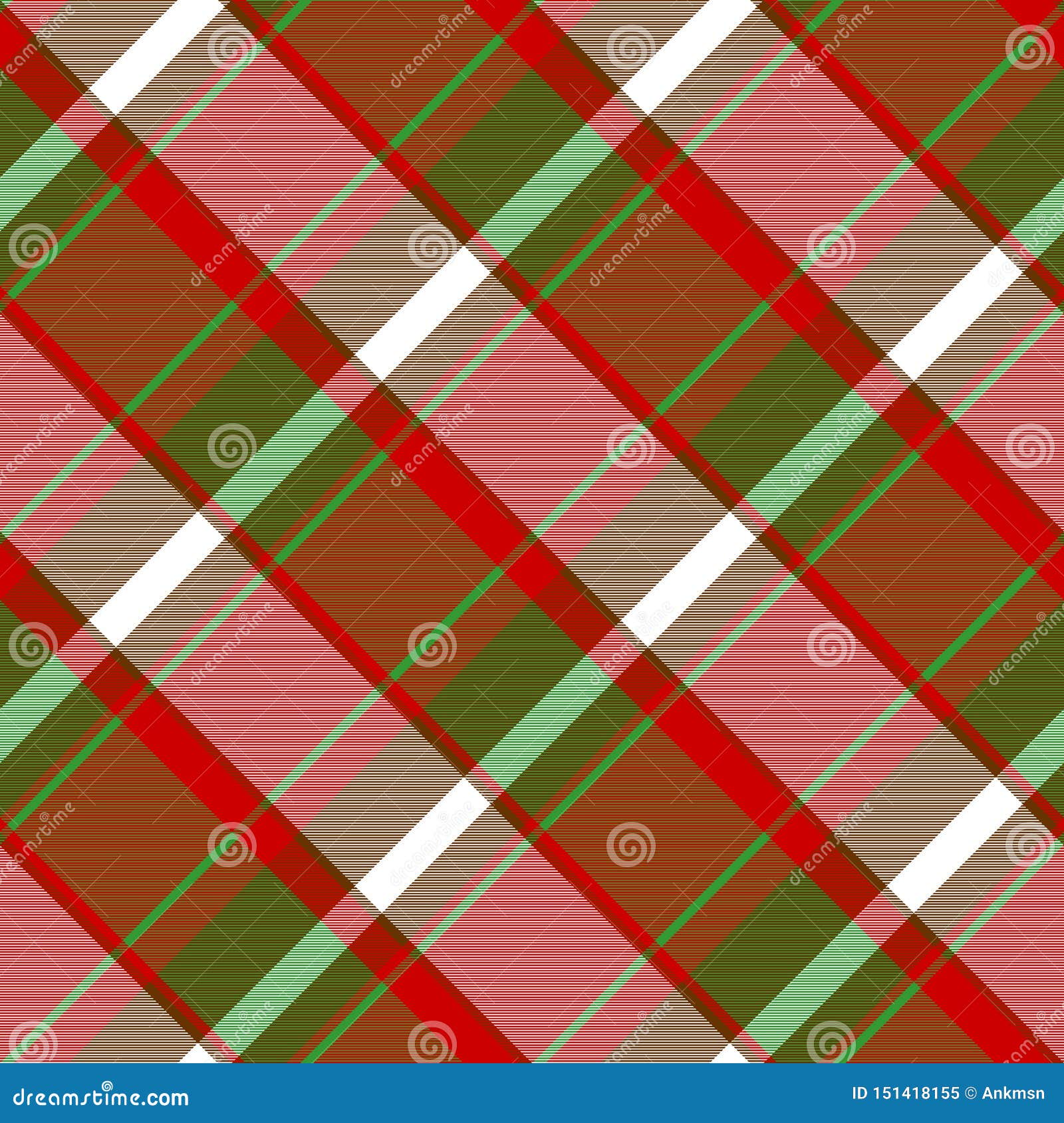 Color Plaid Fabric Texture Seamless Pattern Stock Vector - Illustration ...