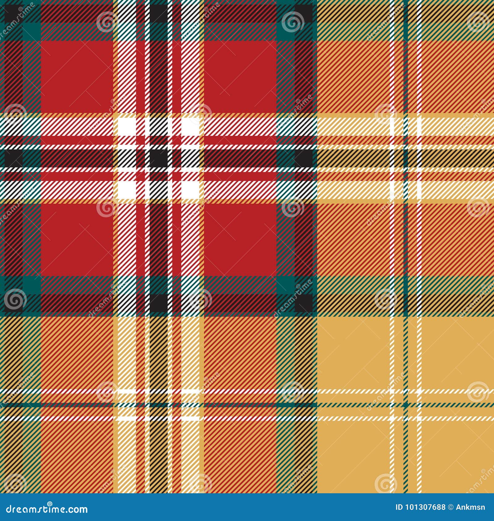 Color Plaid Seamless Pattern Stock Vector - Illustration of design ...