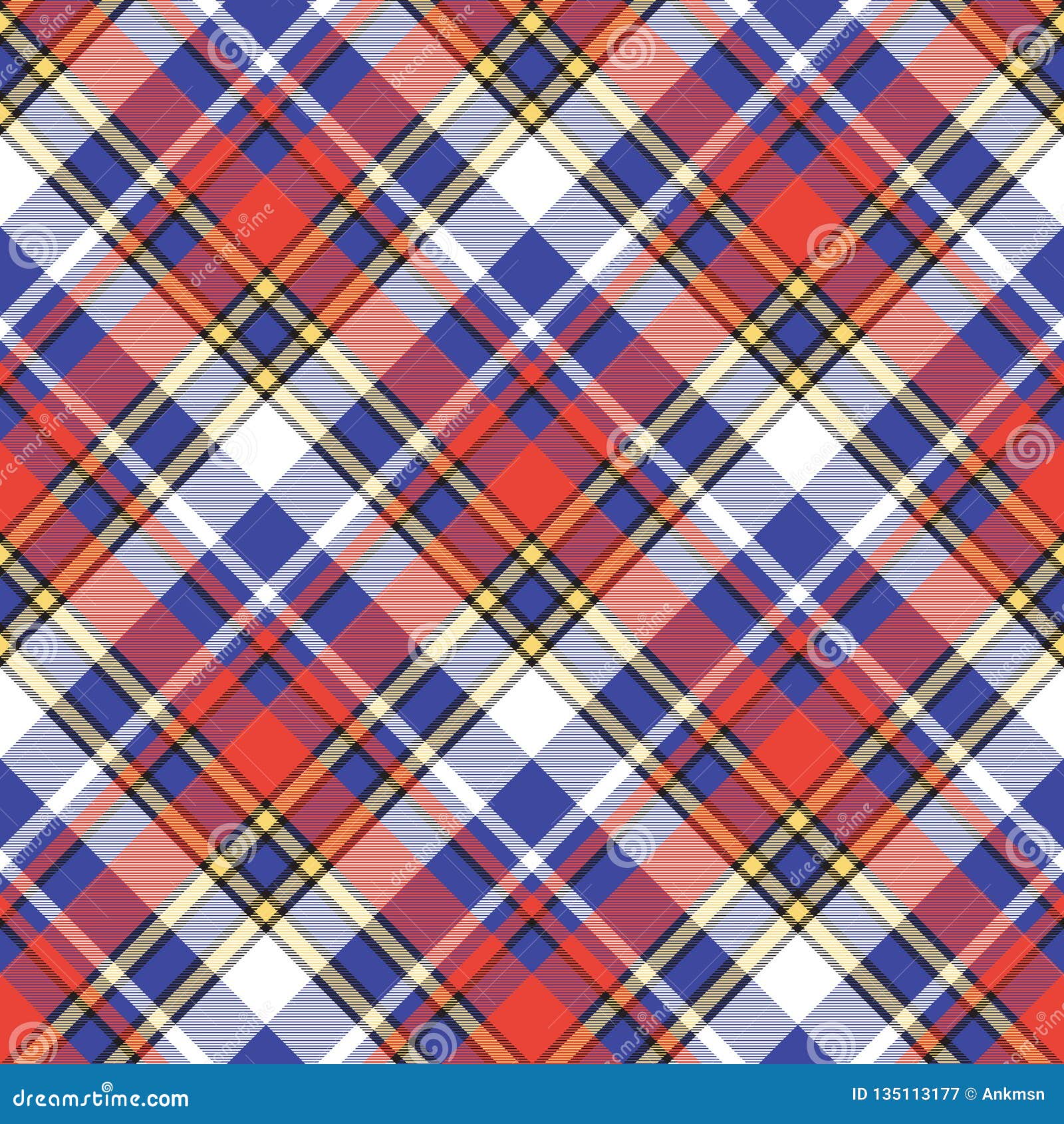 Color Plaid Seamless Pattern Stock Vector - Illustration of square ...
