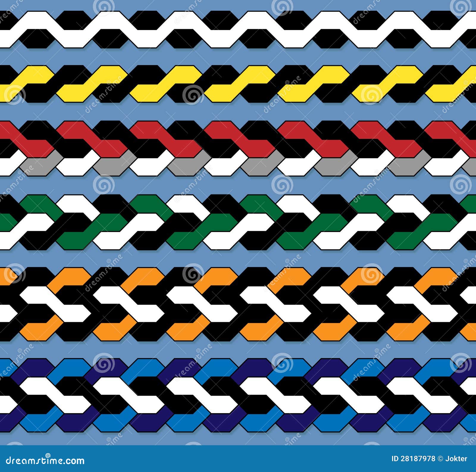 Color plait pattern stock vector. Illustration of plait - 28187978