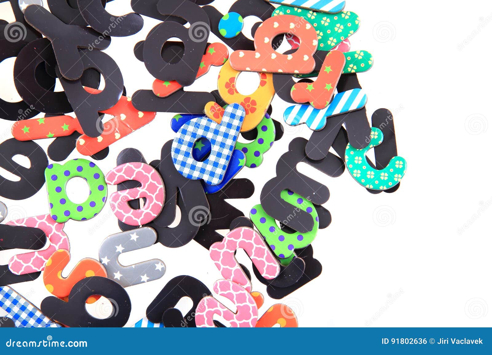 Color plastic alphabet stock photo. Image of childhood - 91802636