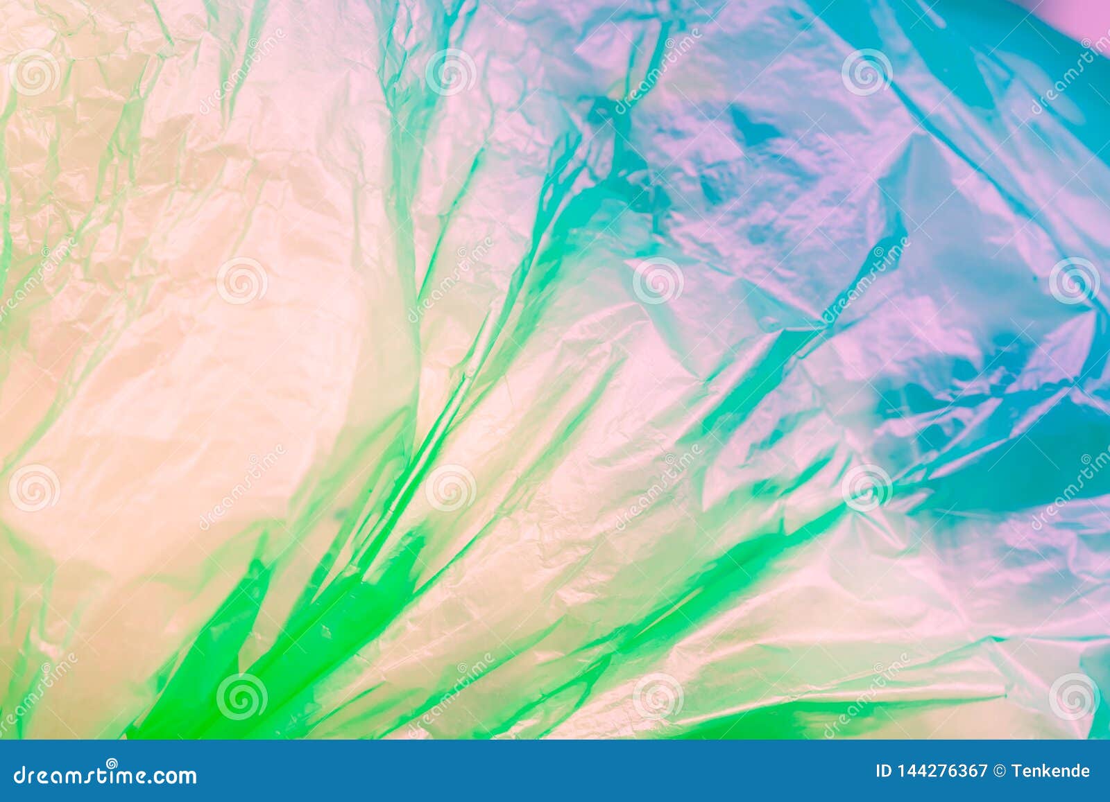 Plastic Bag with Trash. Texture in Wind Stock Image - Image of full ...