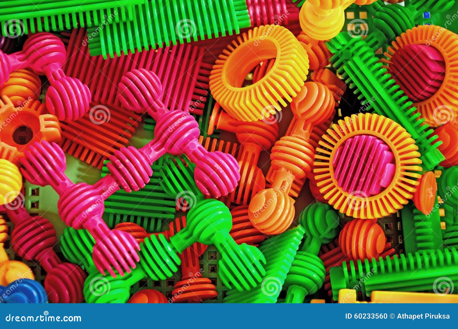 Color Plastic Cogs and Shafts Stock Photo - Image of jigsaw, vivid ...