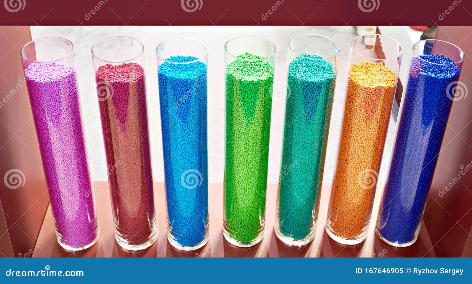 Color plastic granules stock image. Image of pellets - 167646905