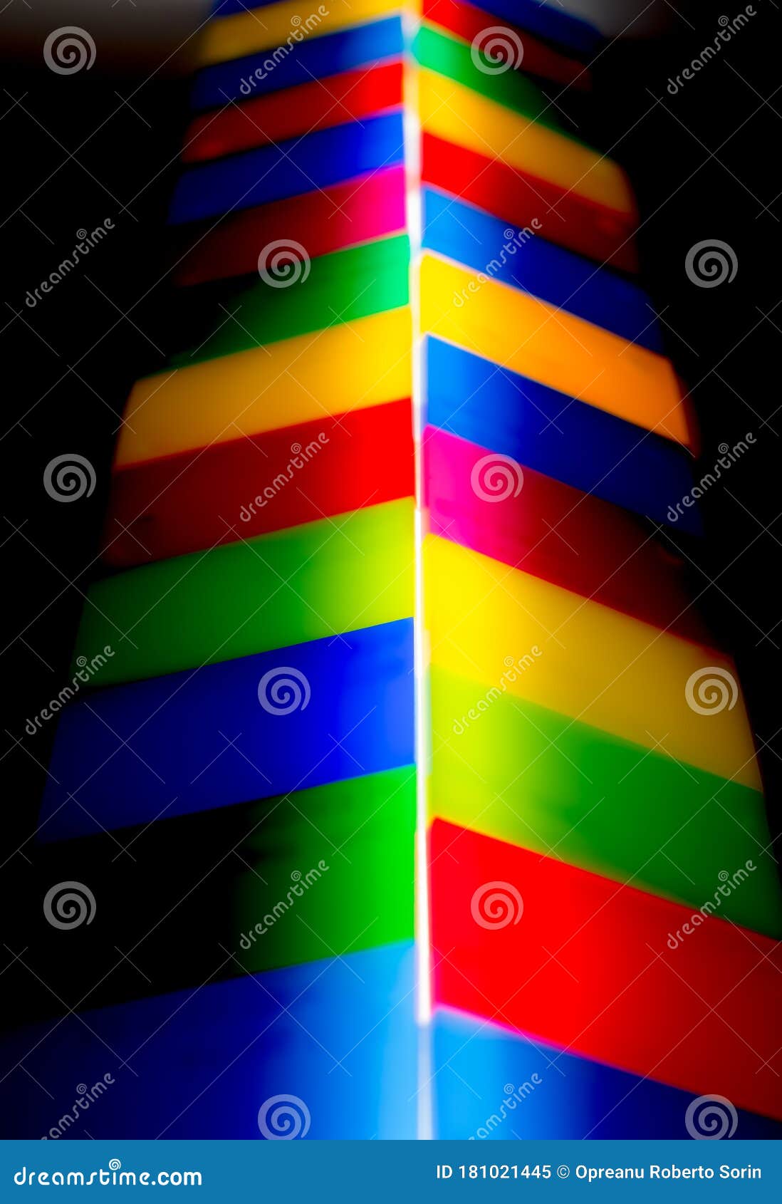 Color Plastic Shape Plexiglas Backlit Stock Image - Image of abstract ...