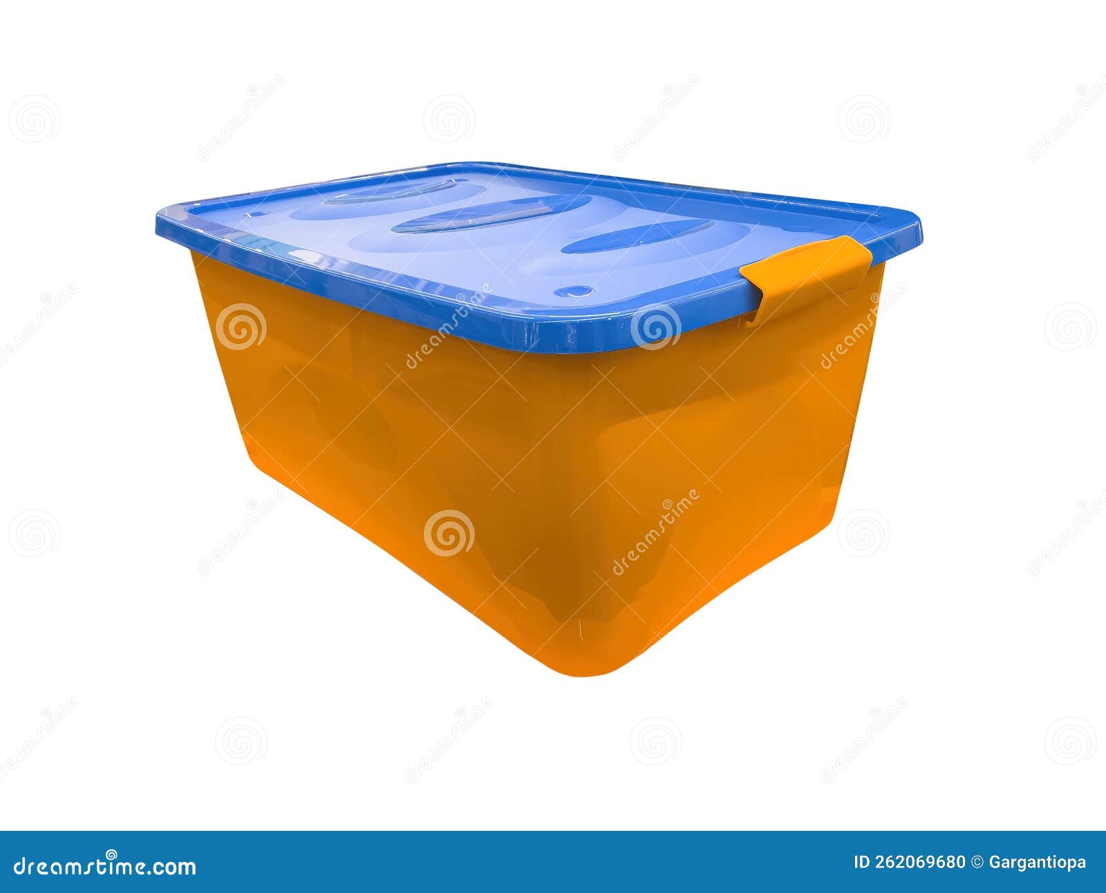 Color Plastic Storage Box Plastic Container Stock Photo - Image of ...