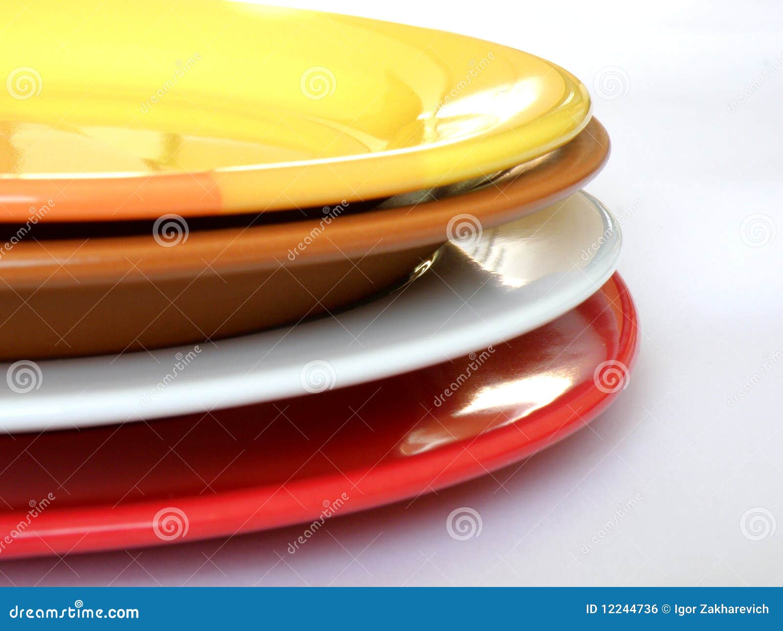 Color plates stock photo. Image of luxury, clipping, angle - 12244736