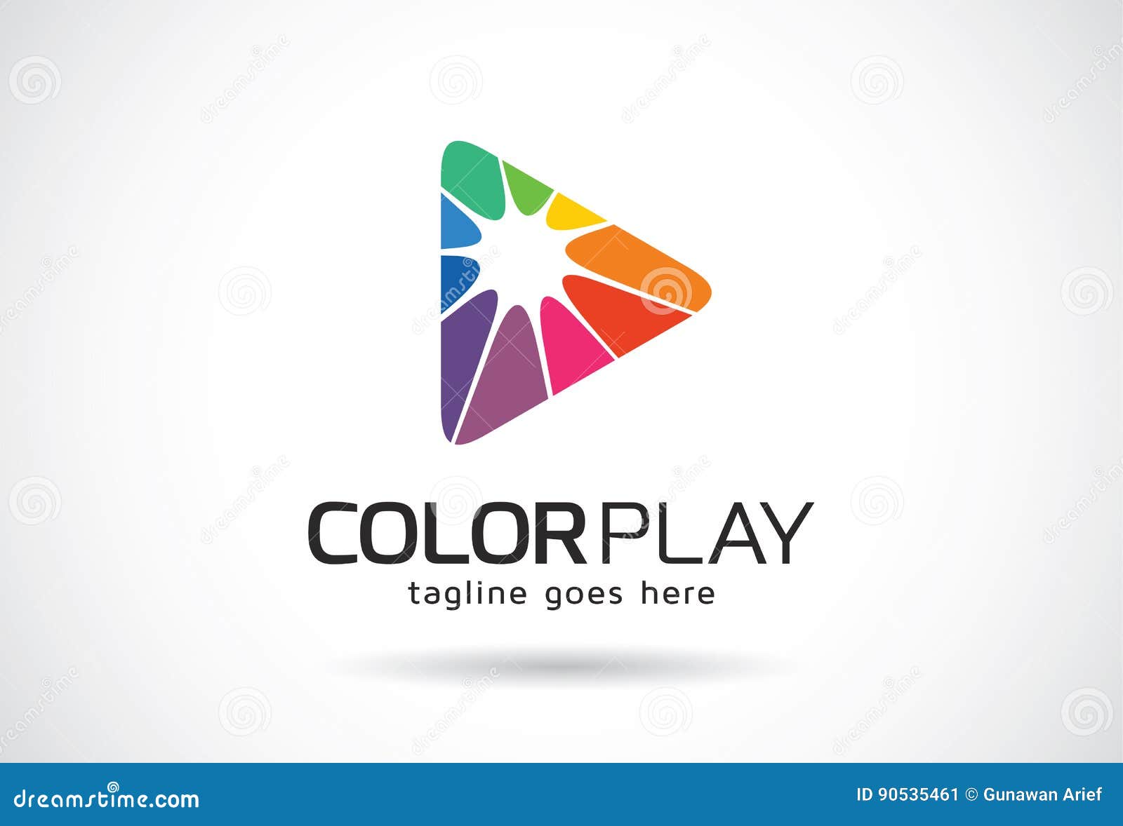 Color Play Logo Template Design Vector, Emblem, Design Concept ...