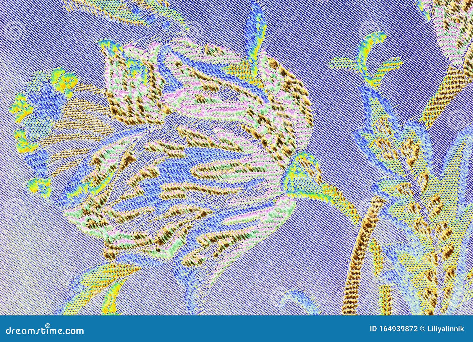 Color Plot of Fabric Texture Stock Photo - Image of leaf, decoration ...