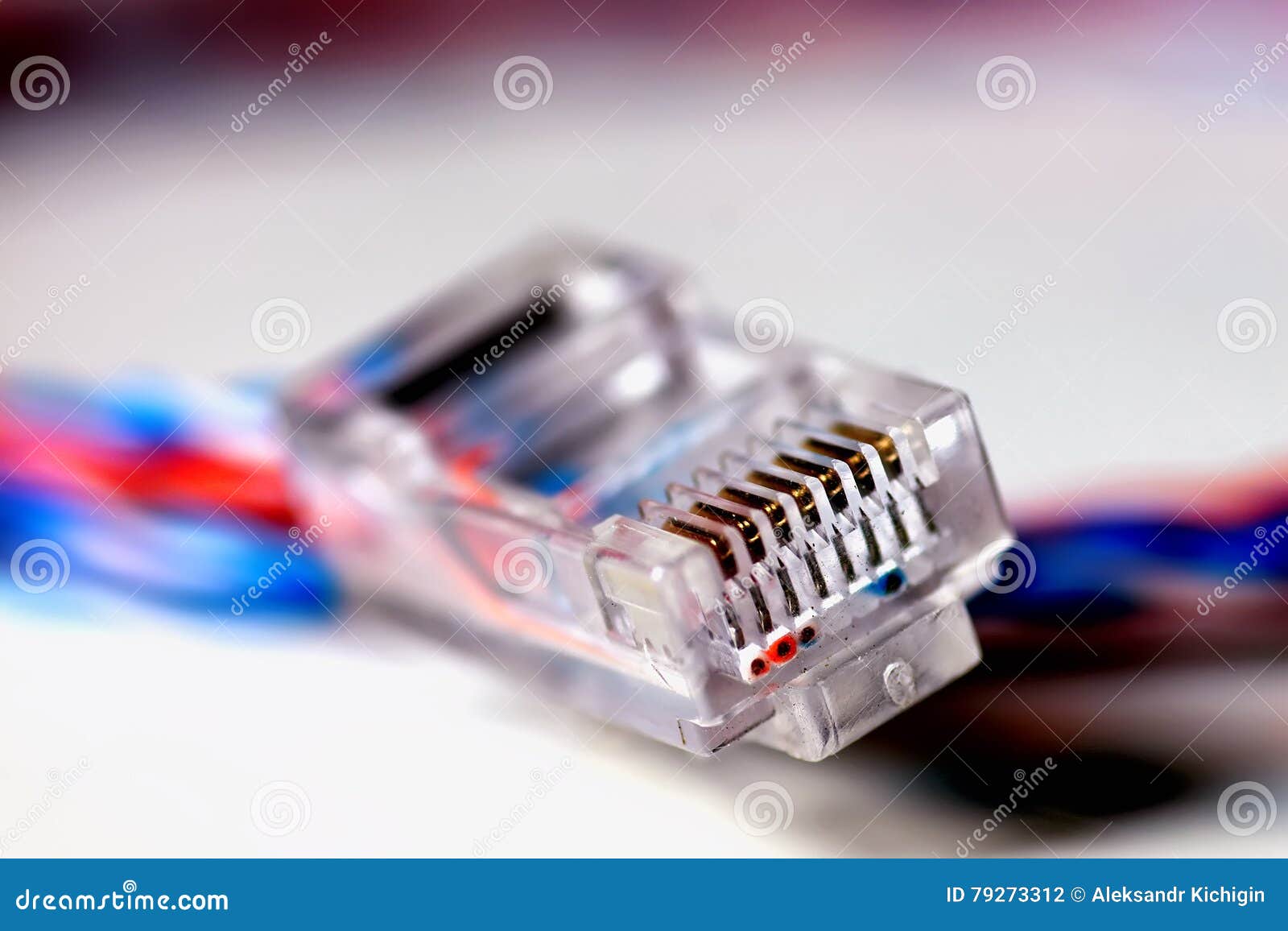 Color plug wire lan stock photo. Image of networking - 79273312