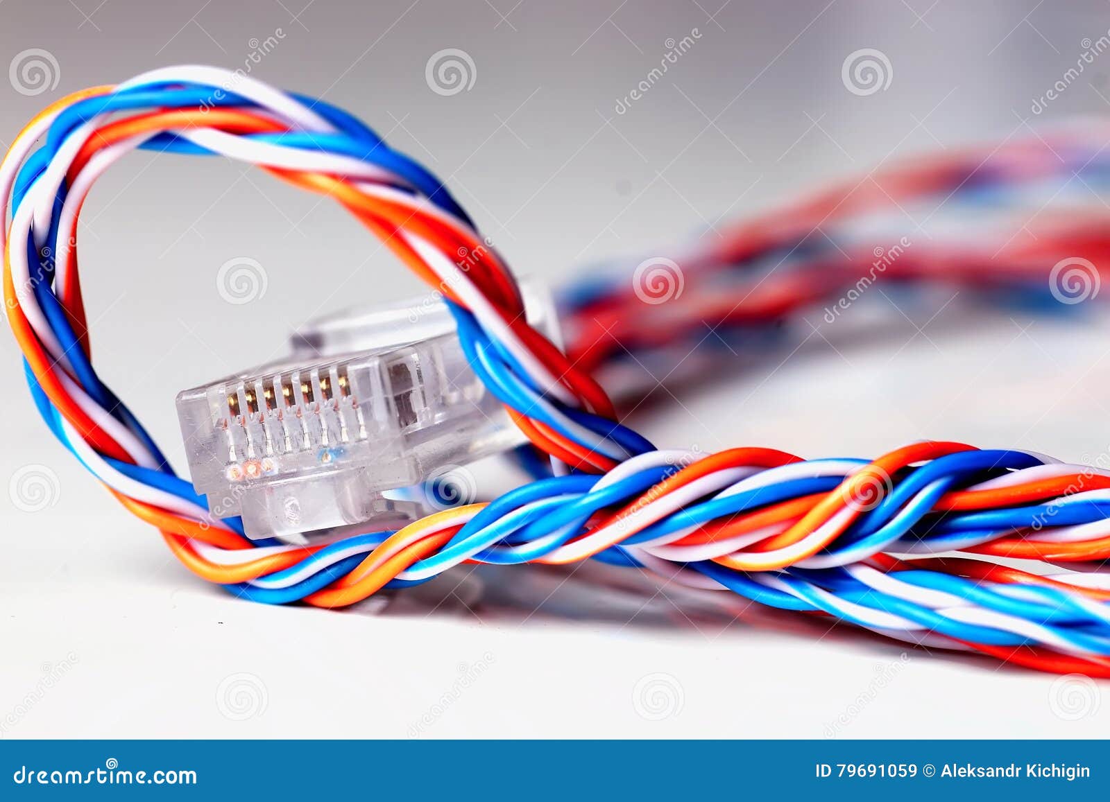 Color plug wire lan stock image. Image of abstract, digital - 79691059