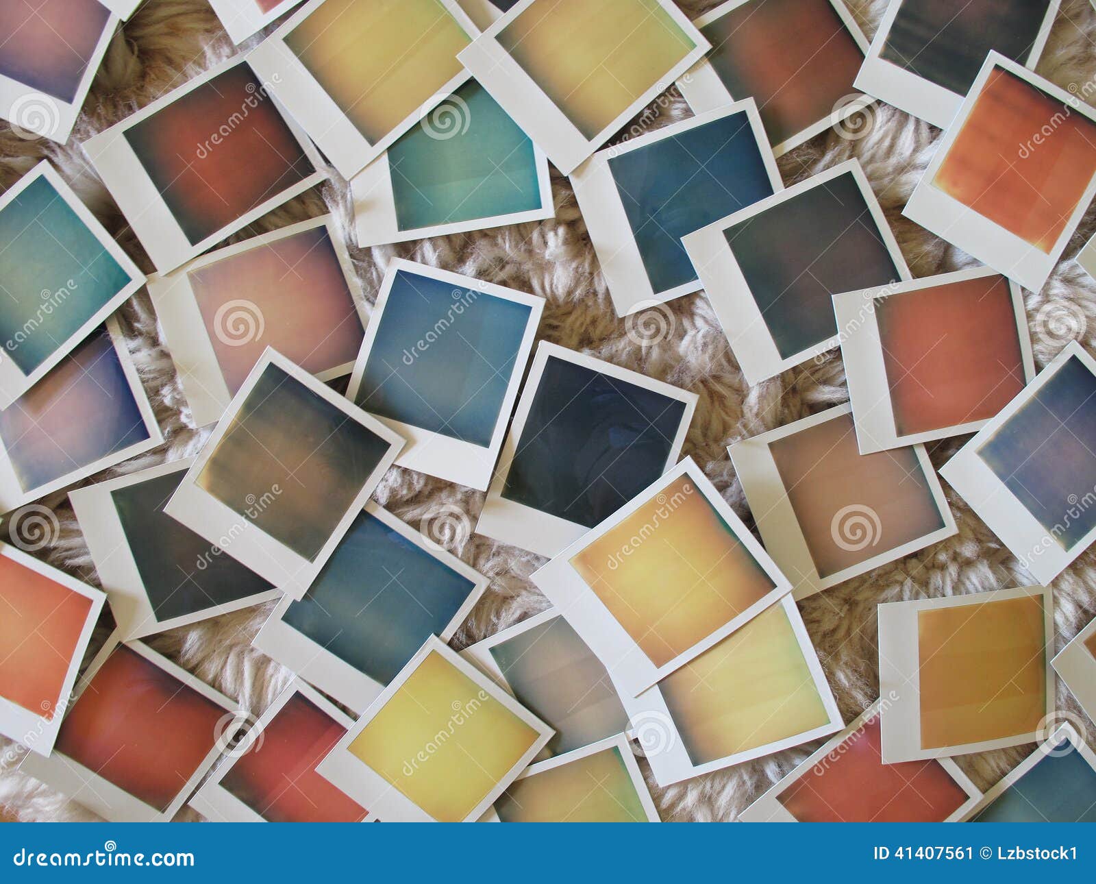 Color Polaroid Photos stock image. Image of exotic, macro - 41407561