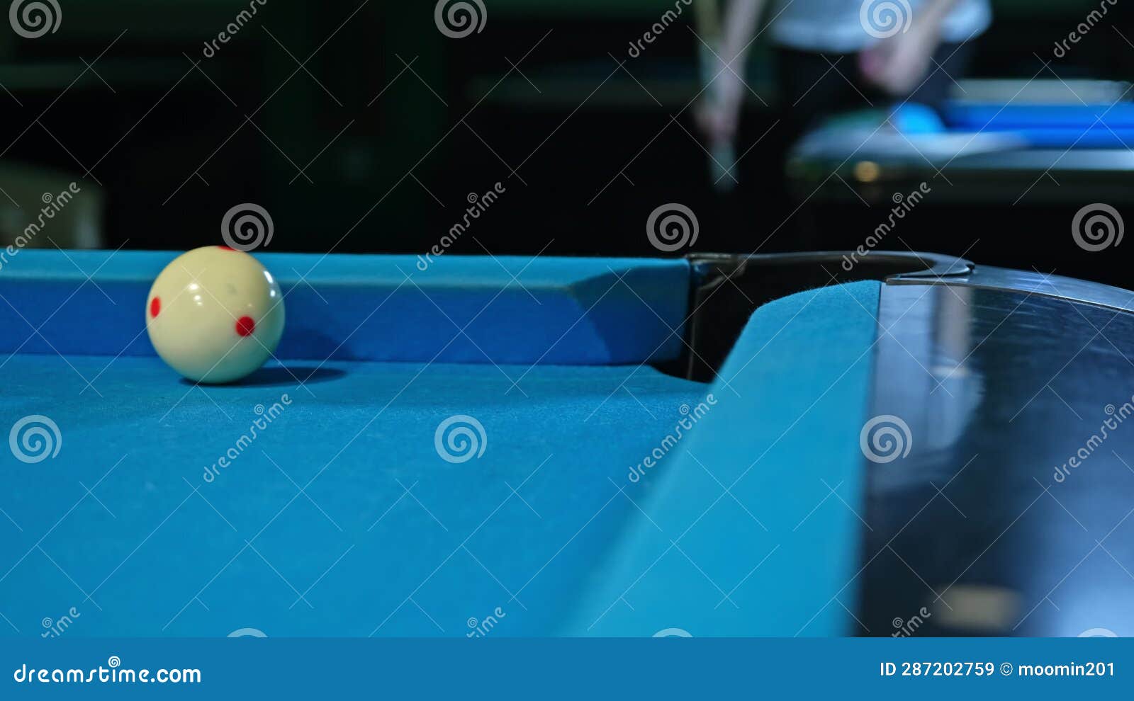Pool Ball Falling into Pocket after Precision Shot Stock Video - Video ...