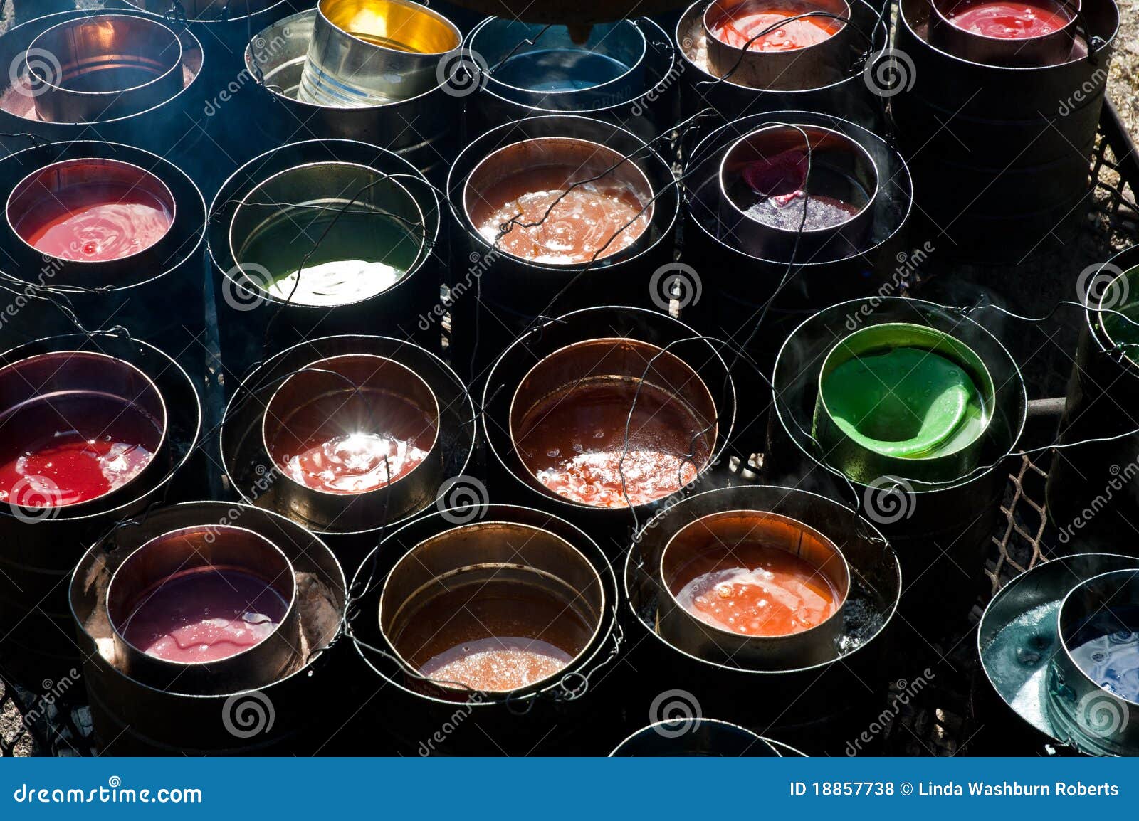 Color pots stock photo. Image of liquid, outdoors, green - 18857738