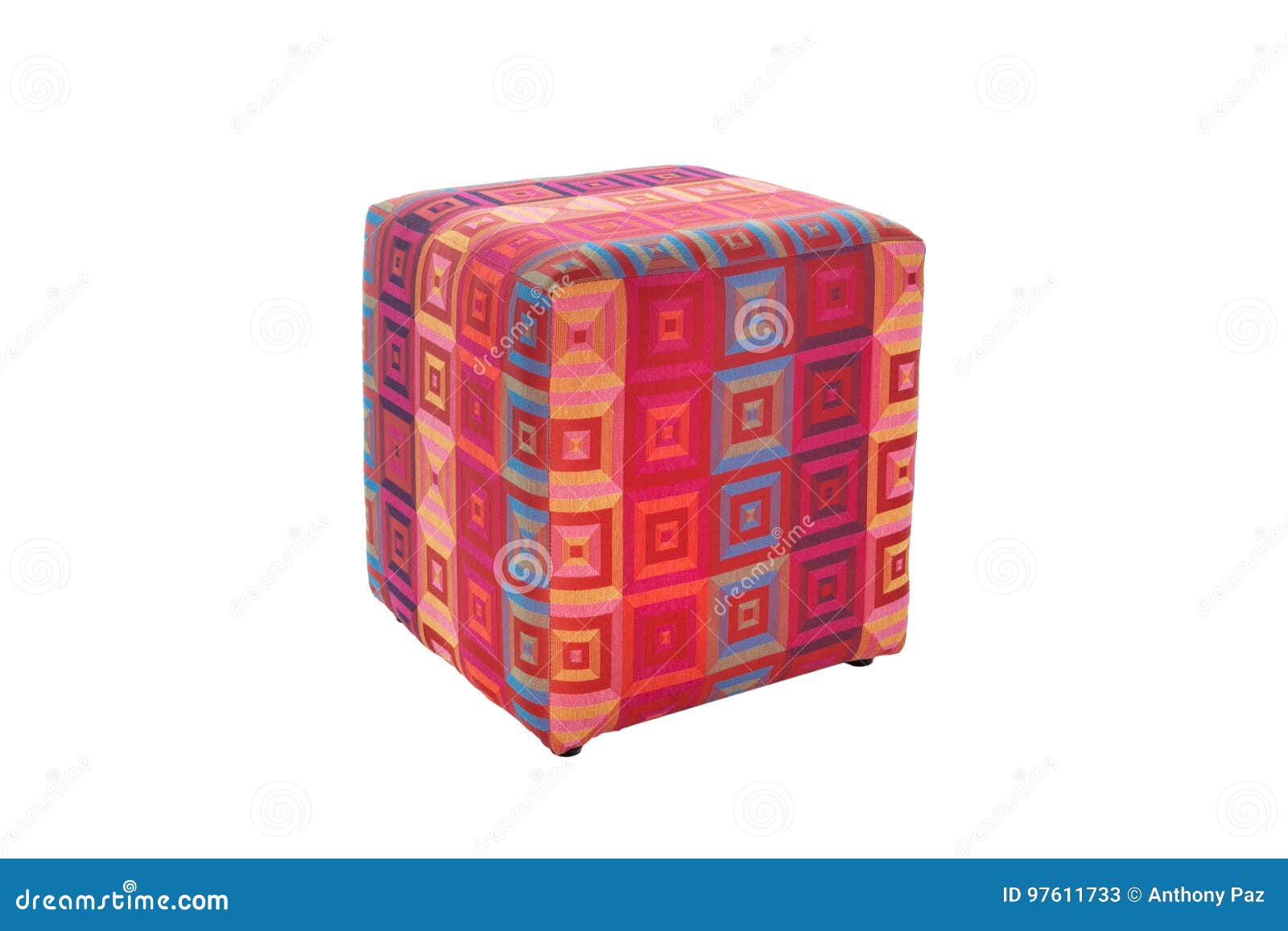 Color pouf stock image. Image of foot, decorating, footstool - 97611733