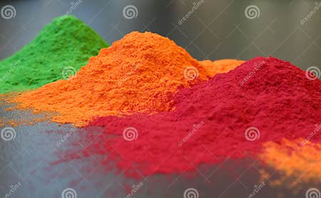 Color powder stock image. Image of works, choice, orange - 18120773