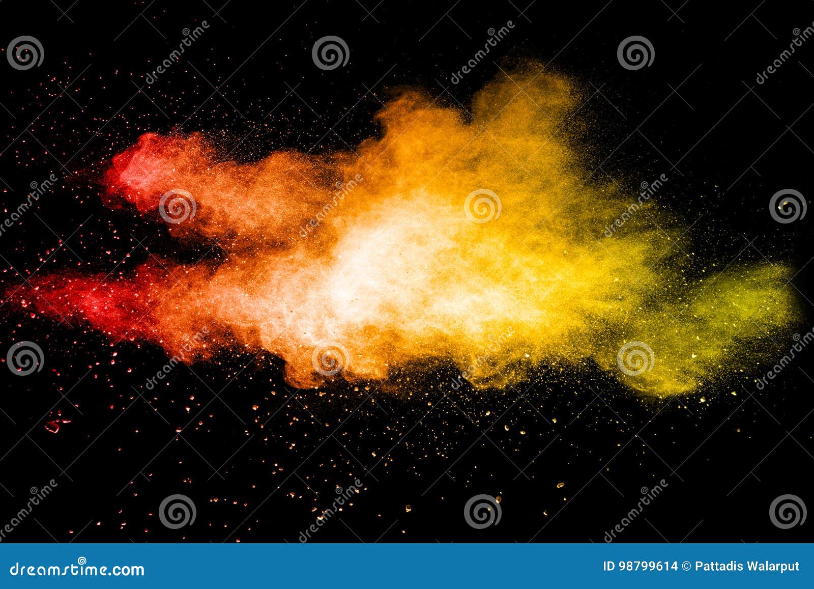 Color powder explosion stock photo. Image of dust, glowing - 98799614