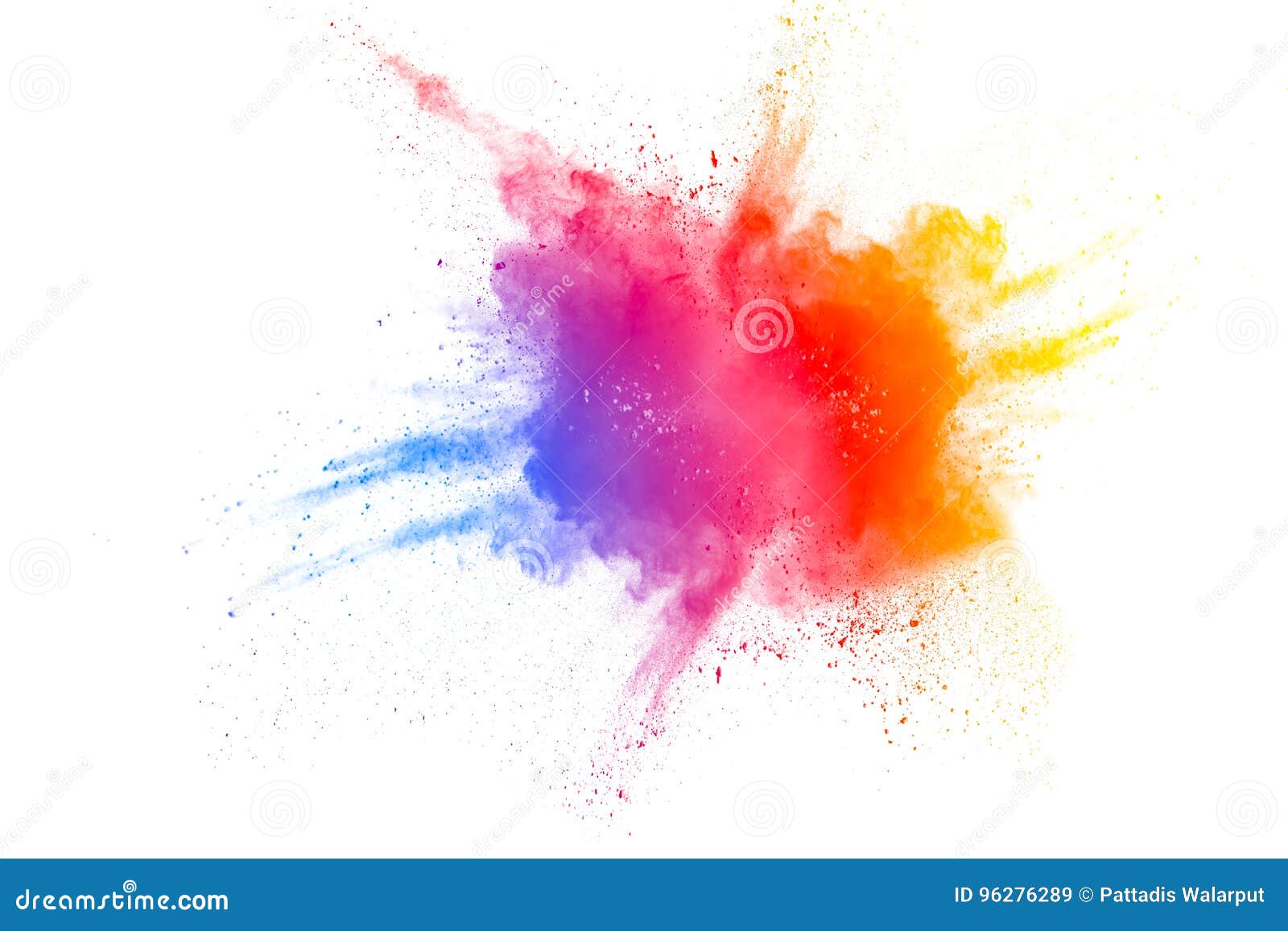 Explosion Of Color And Glowing Neon Polygons Royalty-Free Stock Photo ...