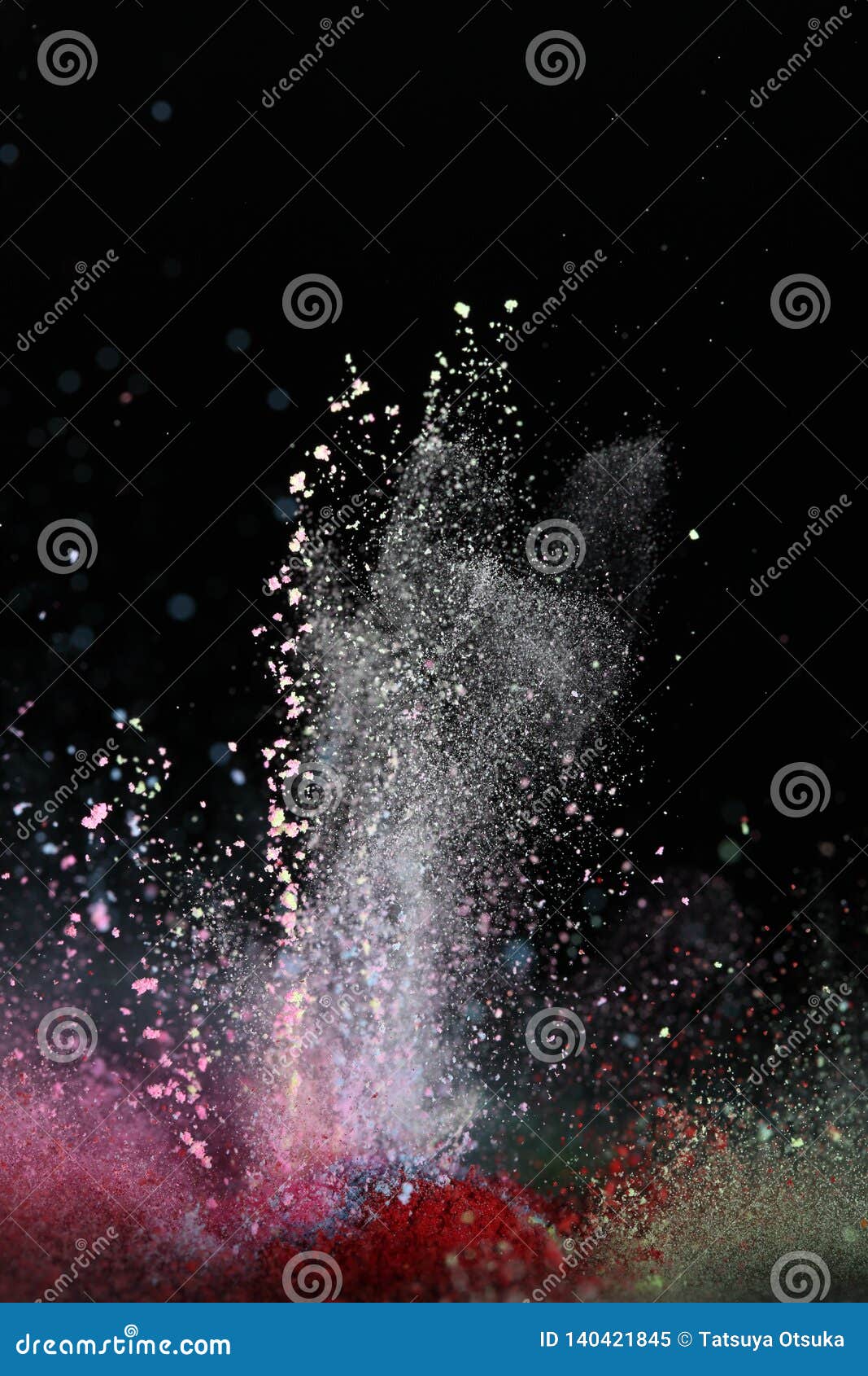 Color powder in scattering stock image. Image of powder - 140421845