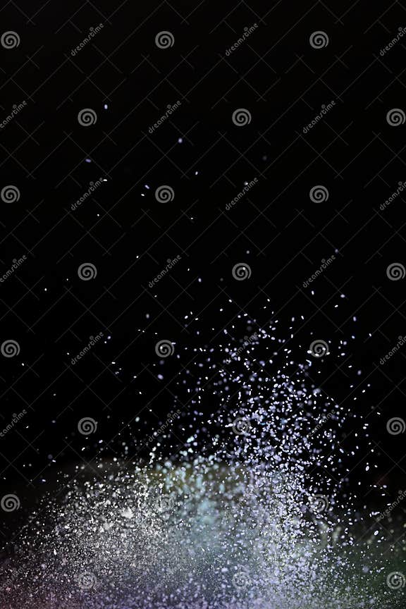 Color powder in scattering stock photo. Image of scatter - 183581470