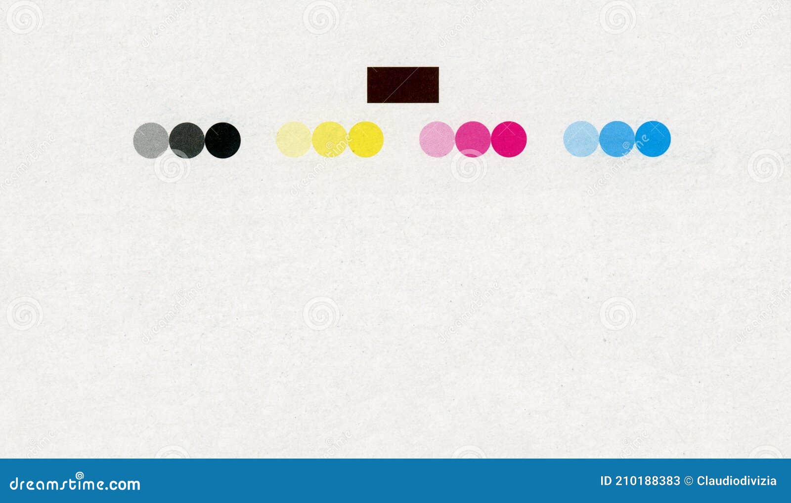 Color press marks stock illustration. Illustration of proof - 210188383